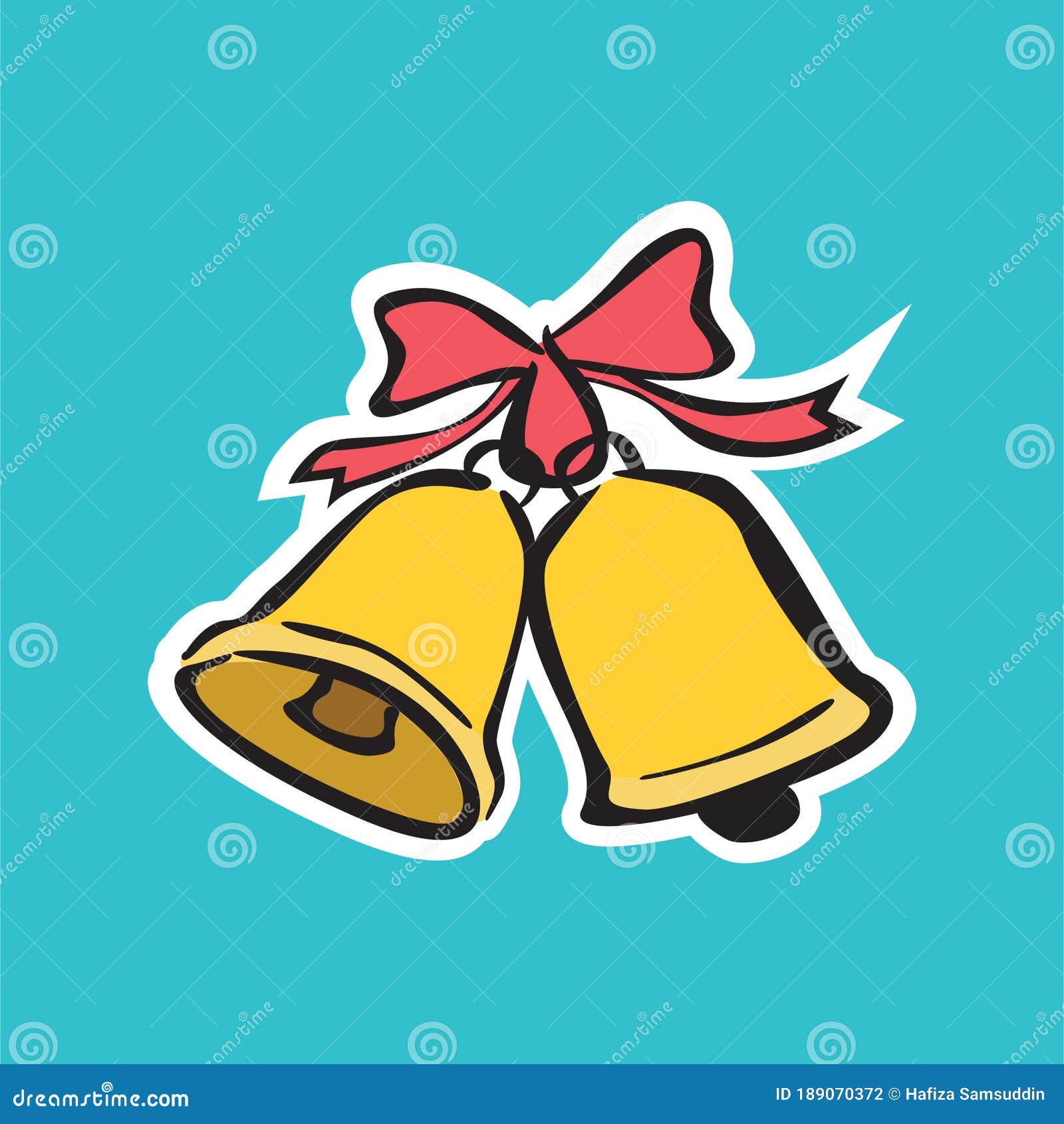 Wedding Bells. Vector Illustration Decorative Design Stock Vector ...
