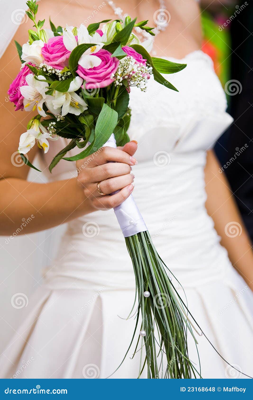 Wedding Bouquet of the Bride Stock Photo - Image of celebrations ...