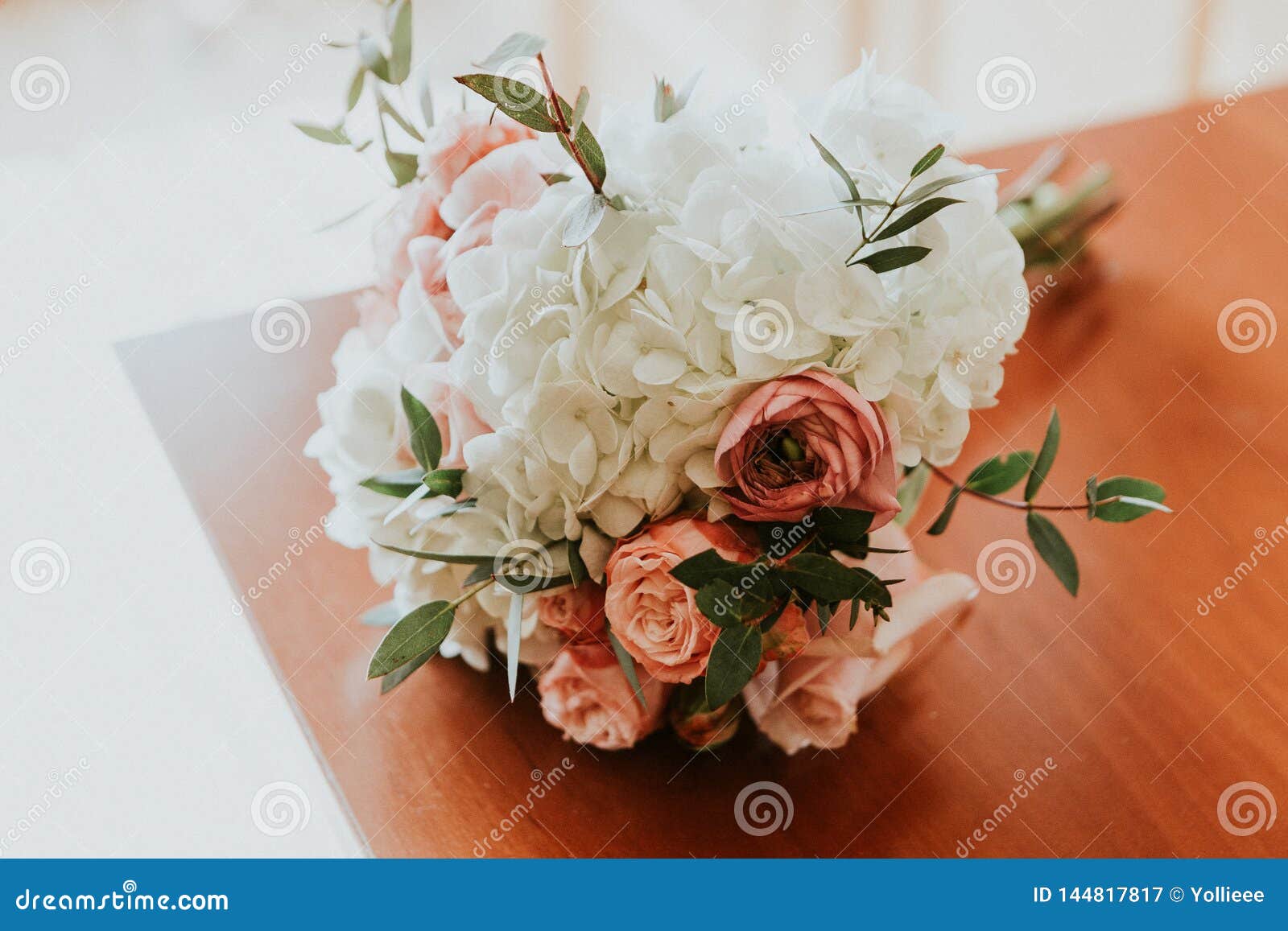 Wedding bouquet stock image. Image of roses, wedding - 144817817