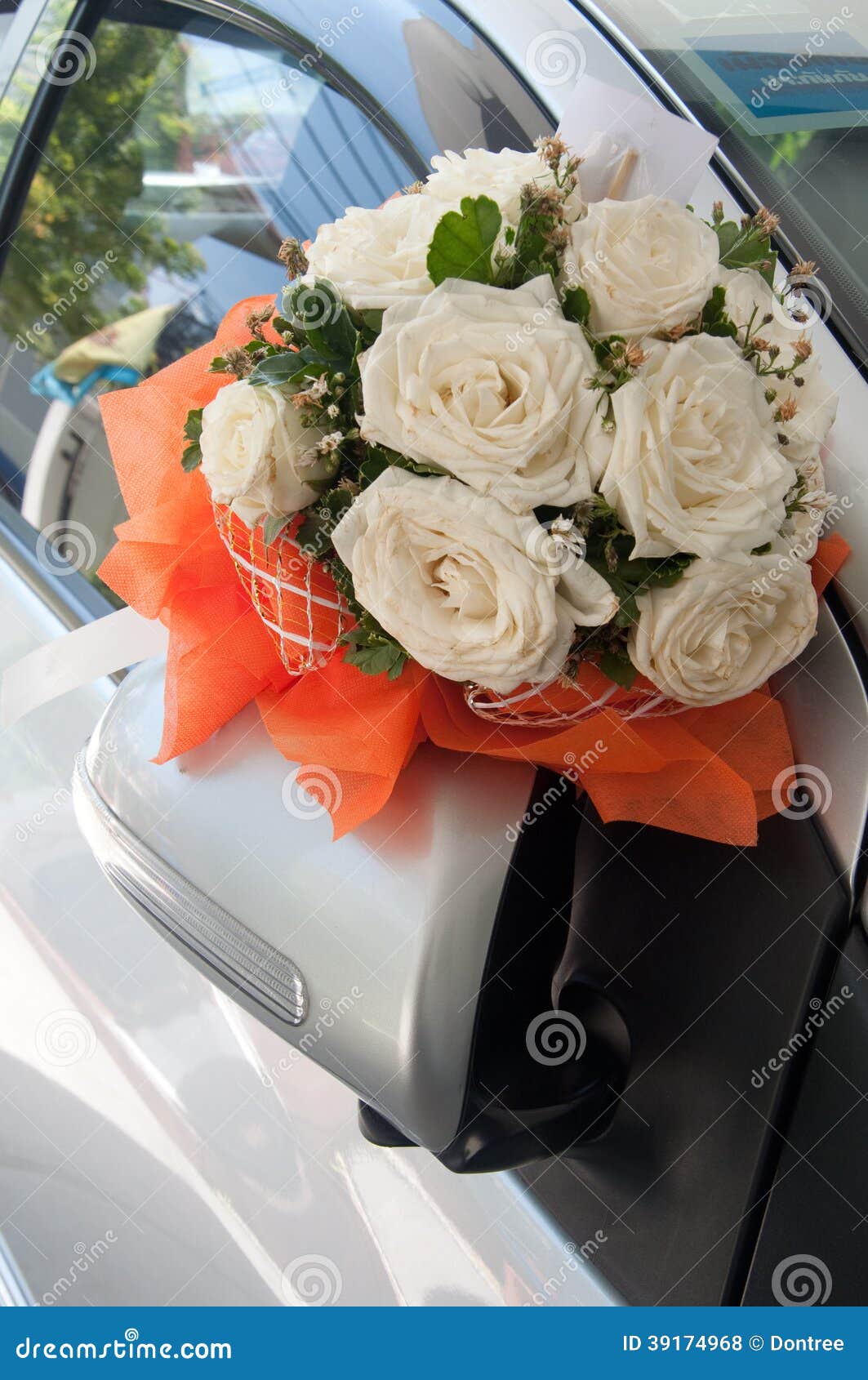 Wedding Bouquet with Rose Bush Stock Photo - Image of elegance, elegant ...