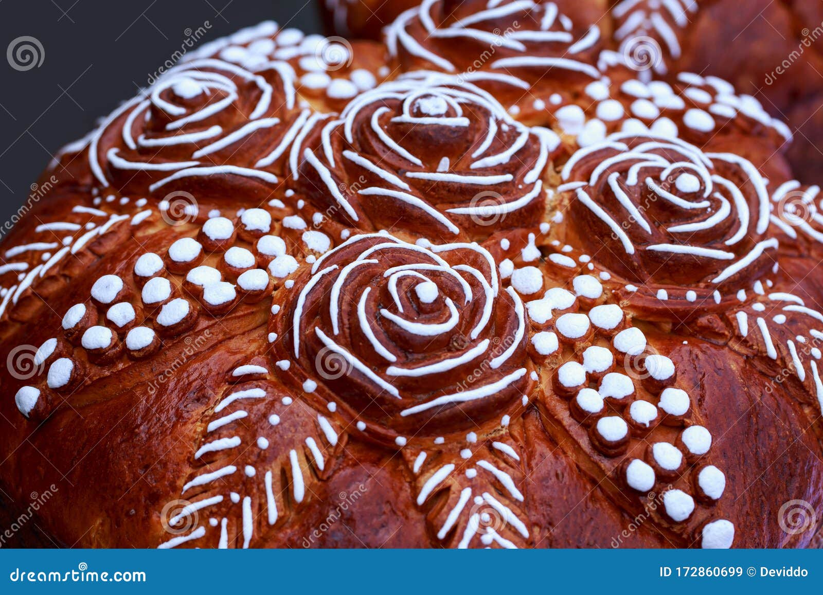 Wedding bread korovai stock image. Image of baked, wedding - 172860699