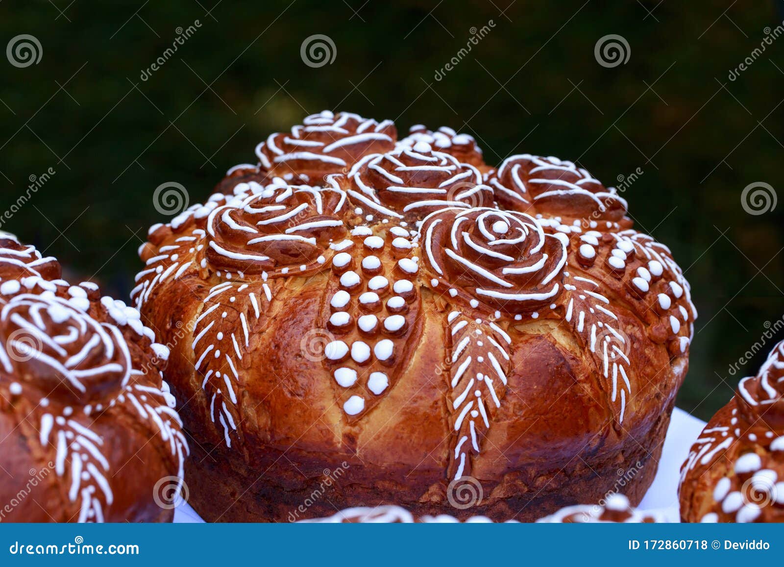 Wedding bread korovai stock photo. Image of carbohydrate - 172860718