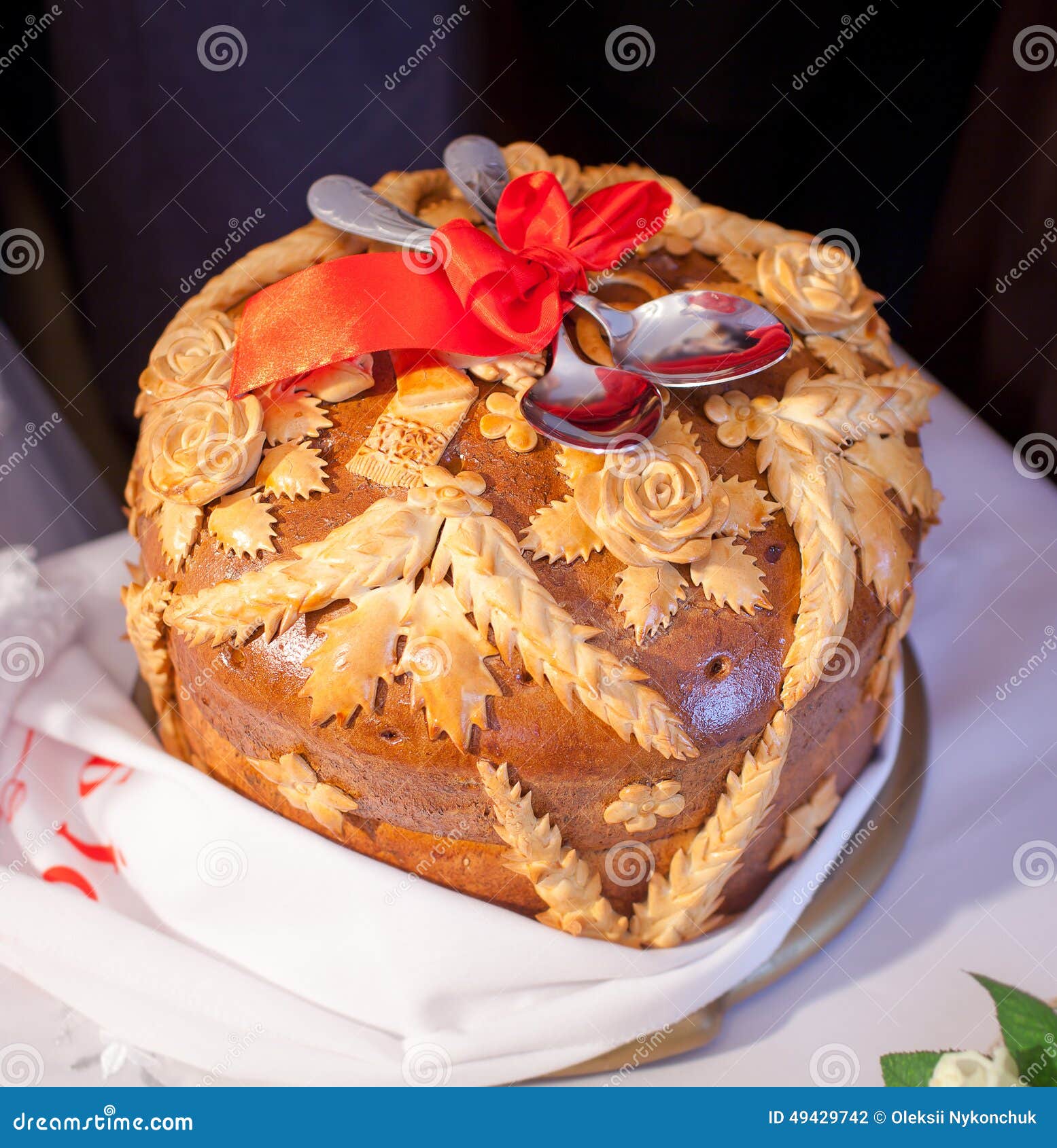 Wedding bread stock photo. Image of lush, attribute, bread - 49429742