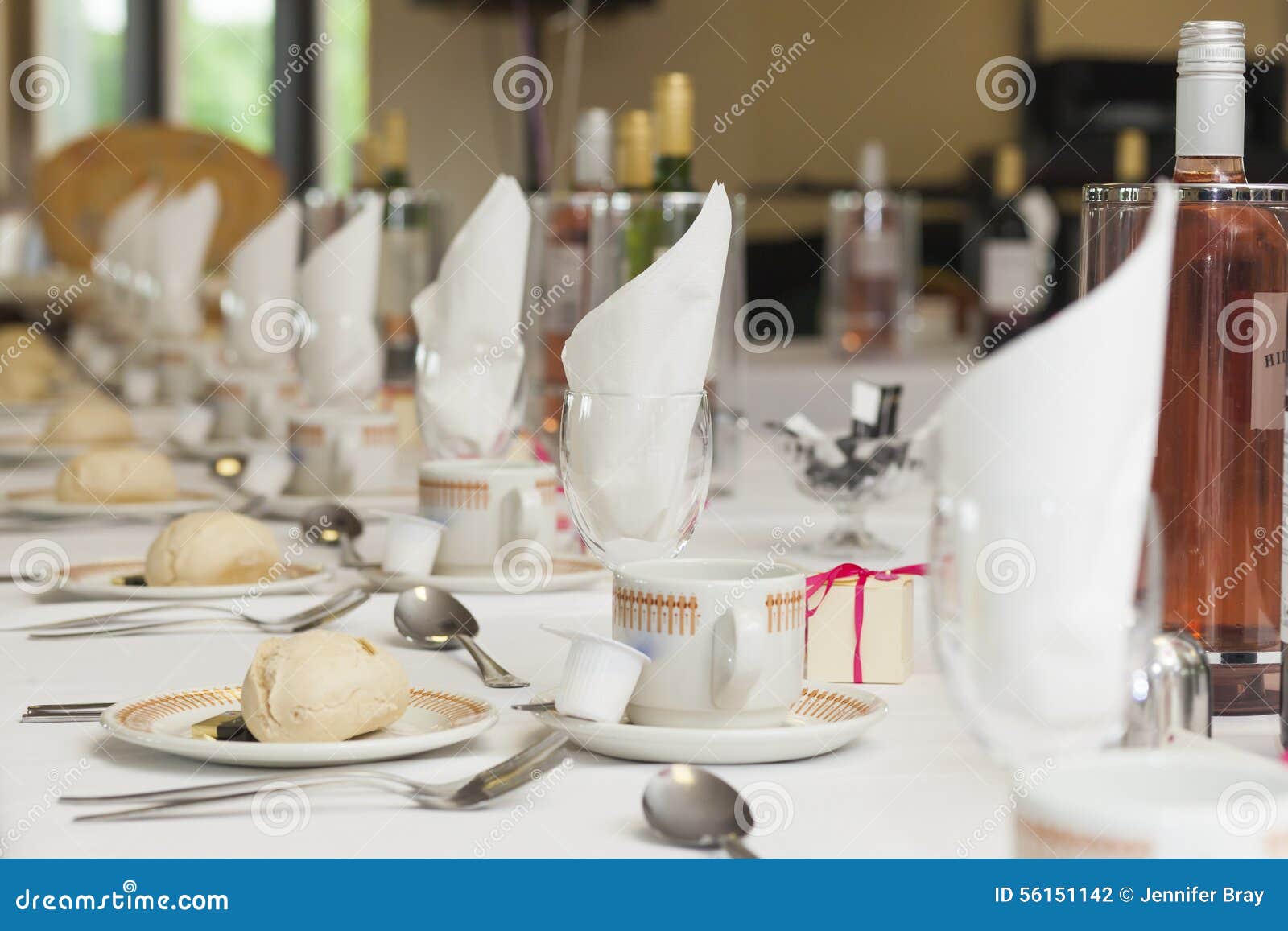 Wedding breakfast set up stock photo. Image of celebrate - 56151142