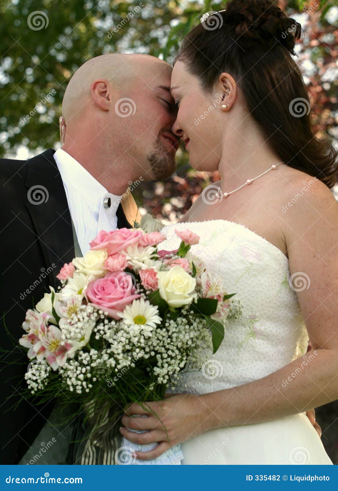 Wedding Bride and Groom stock photo. Image of loving, bride - 335482