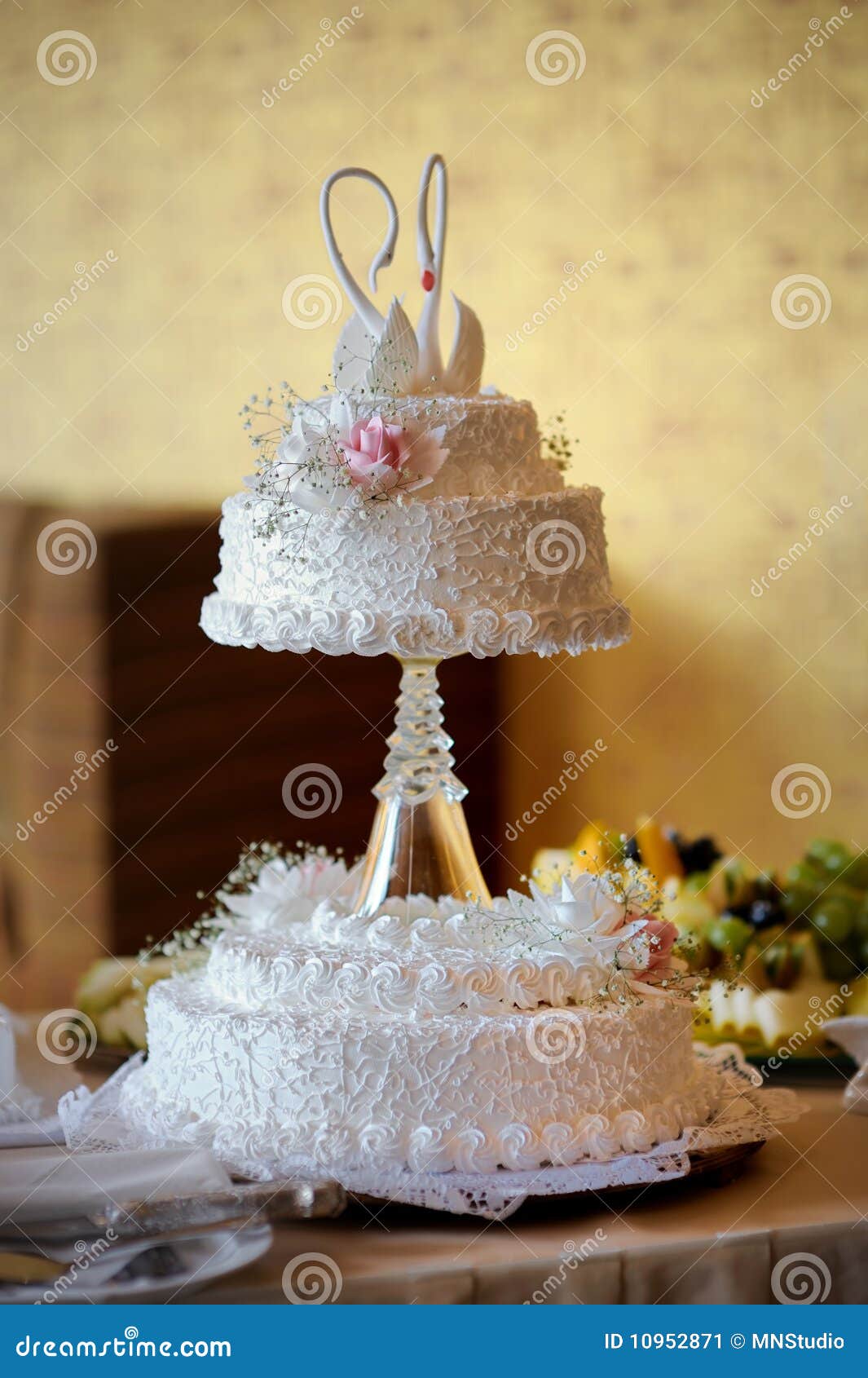 Wedding cake stock image. Image of decoration, decorative - 10952871