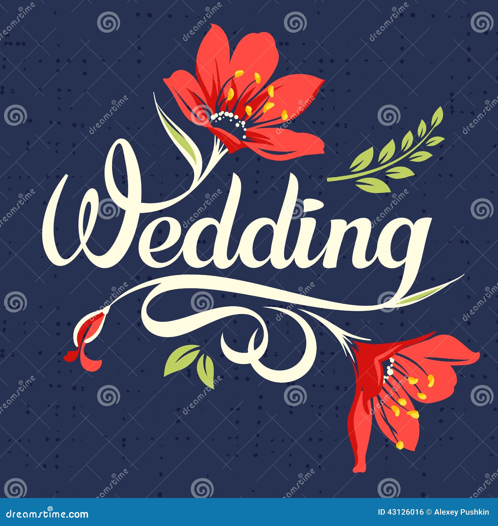 Wedding Calligraphic Inscription 2 Stock Vector - Illustration of ...