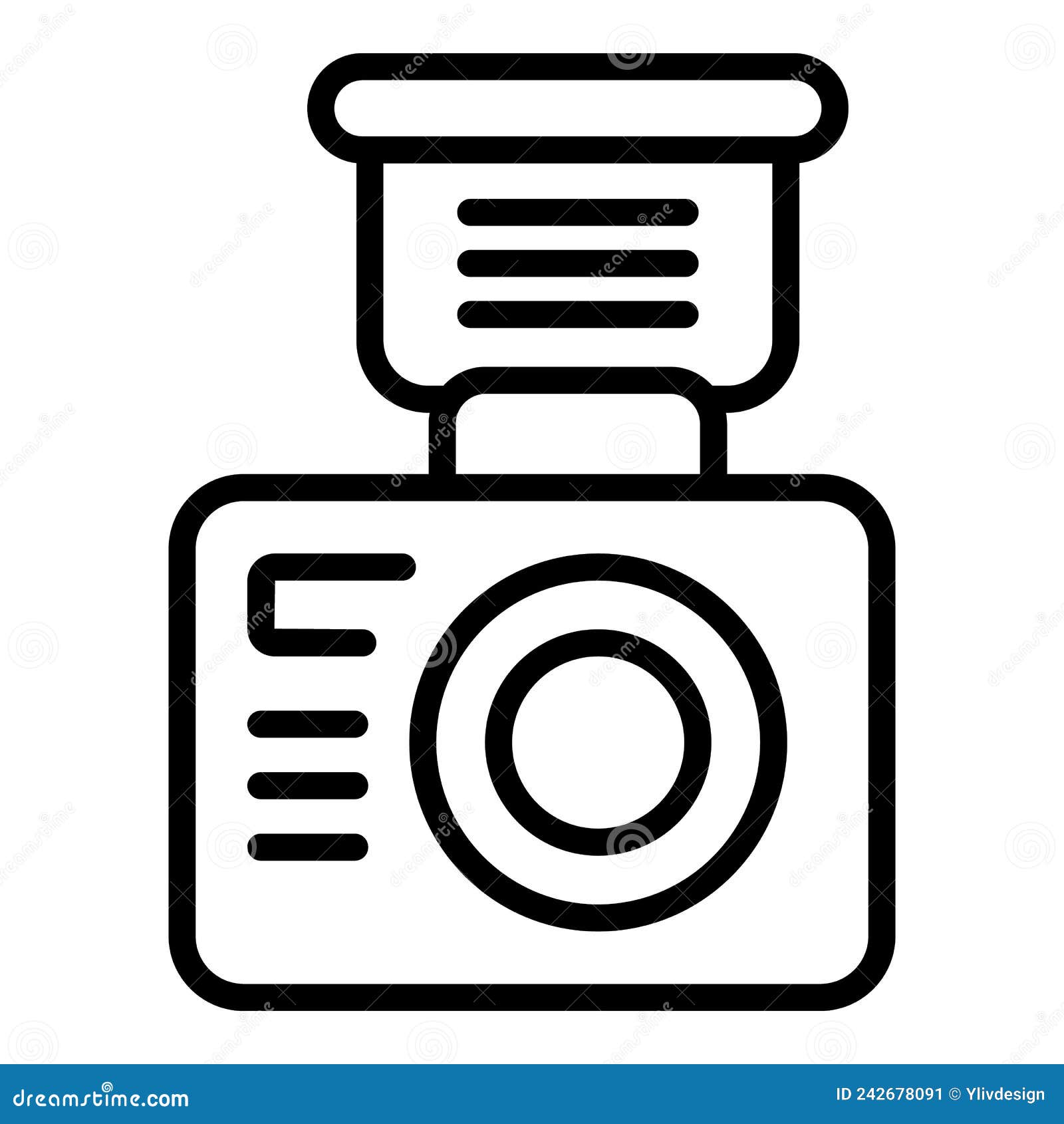 Wedding Camera Icon Outline Vector. Event Service Stock Illustration ...
