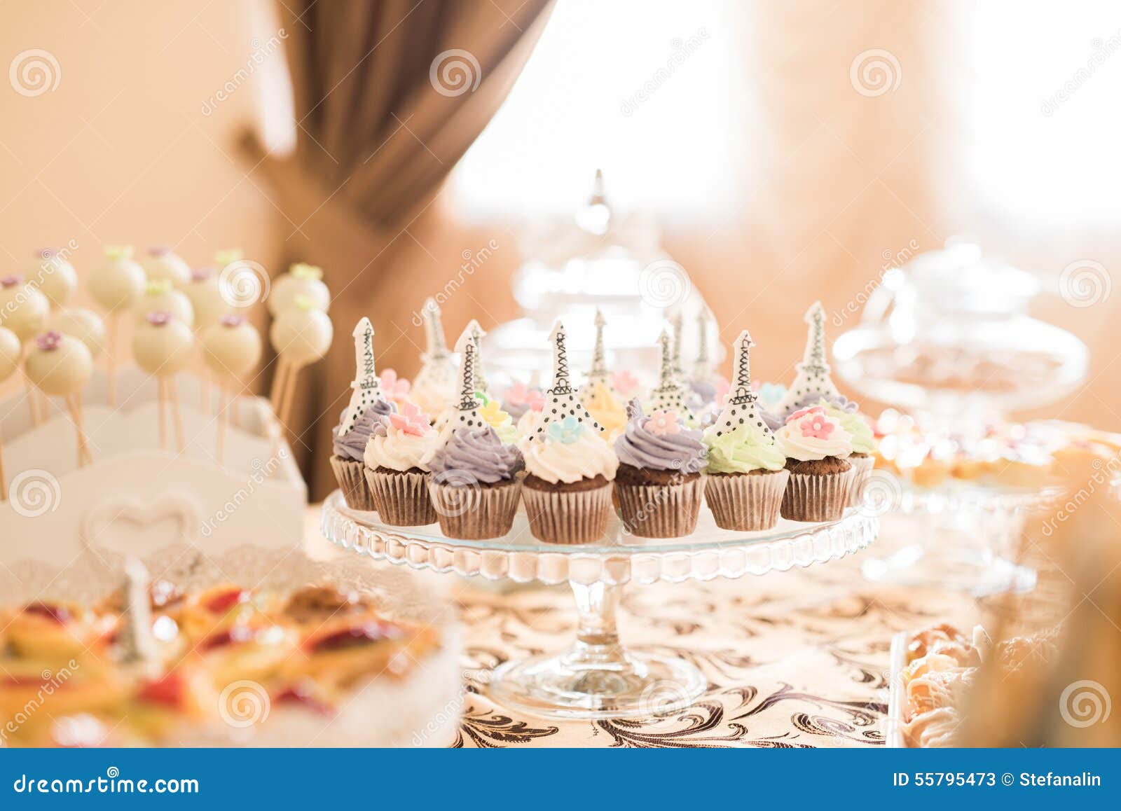 Wedding Candy Bar Live stock image. Image of themed, unique - 55795473