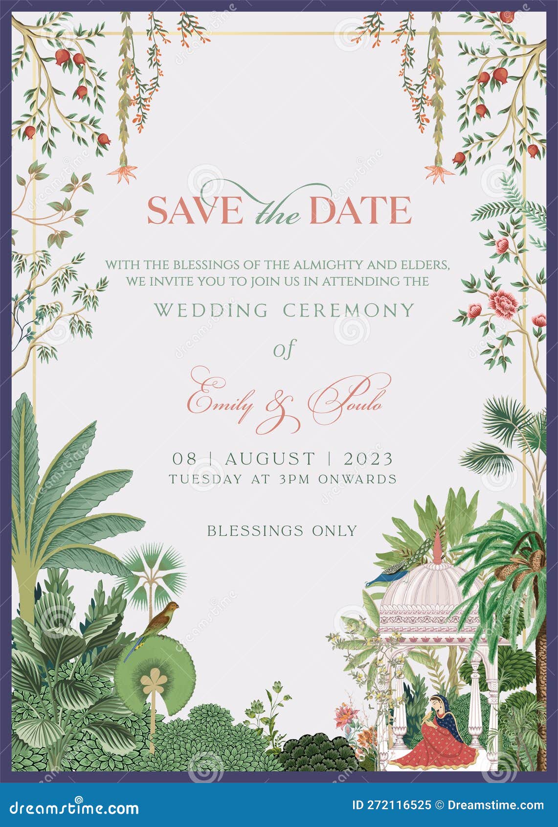 Indian Traditional Wedding Cards Design