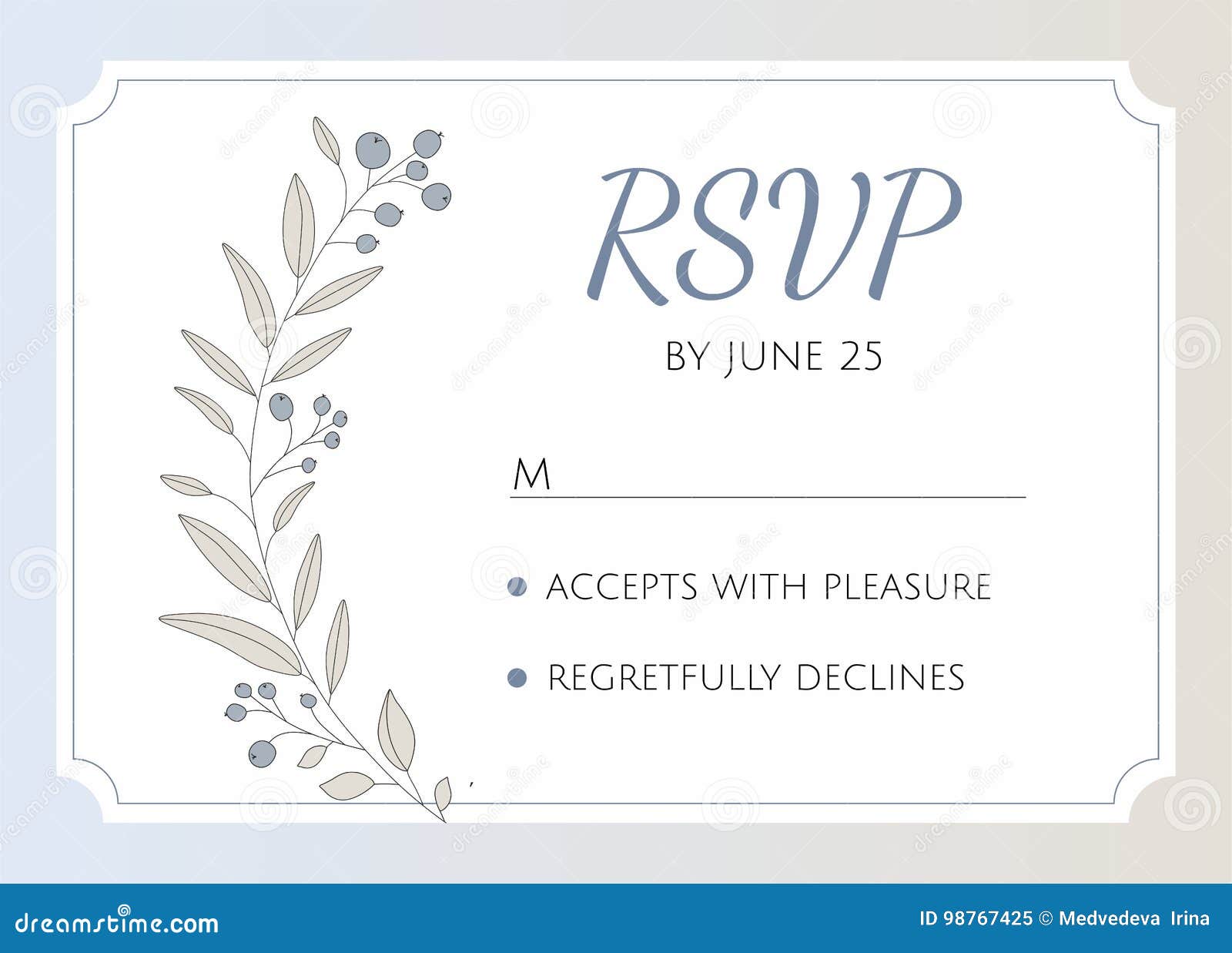 Rustic wedding card stock vector. Illustration of backdrop - 98767425