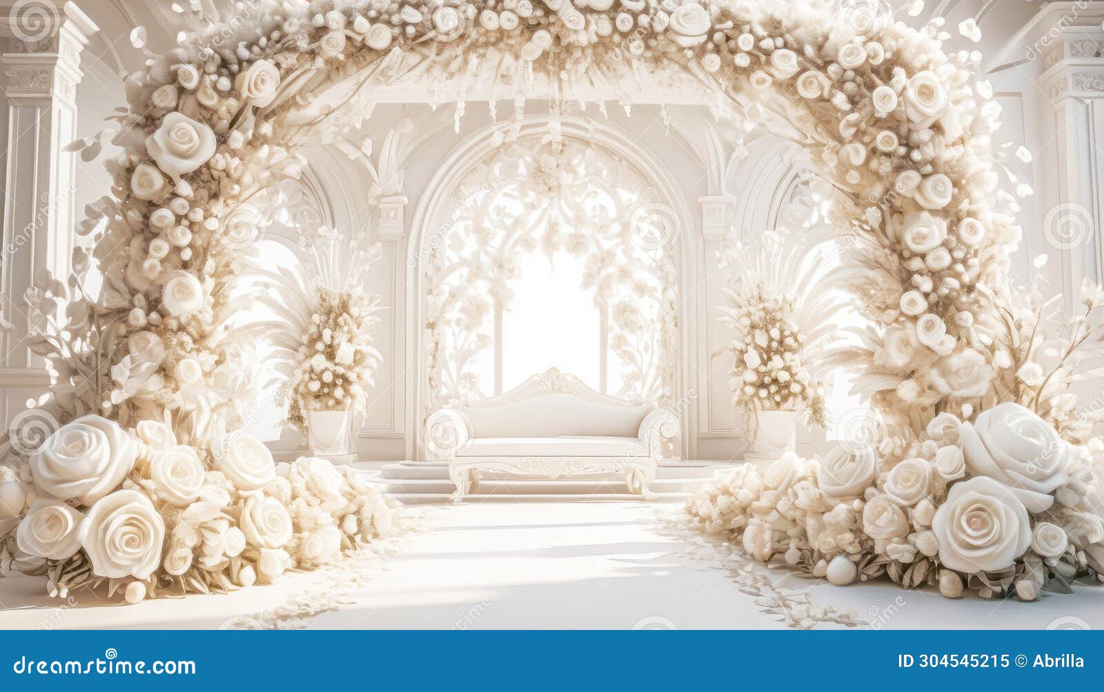 Wedding Card Series, Beautiful Formal Wedding Decoration Stock Image ...