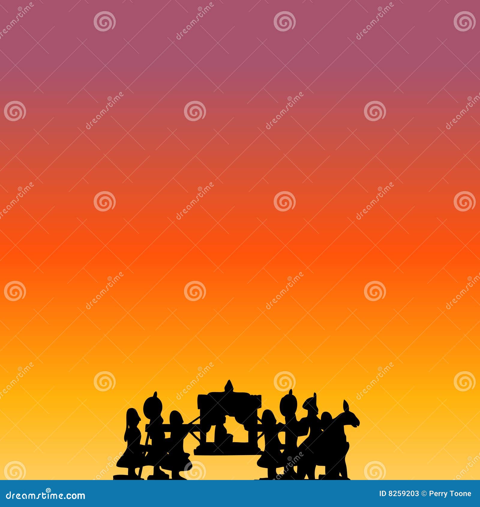 Indian Bride Silhouette