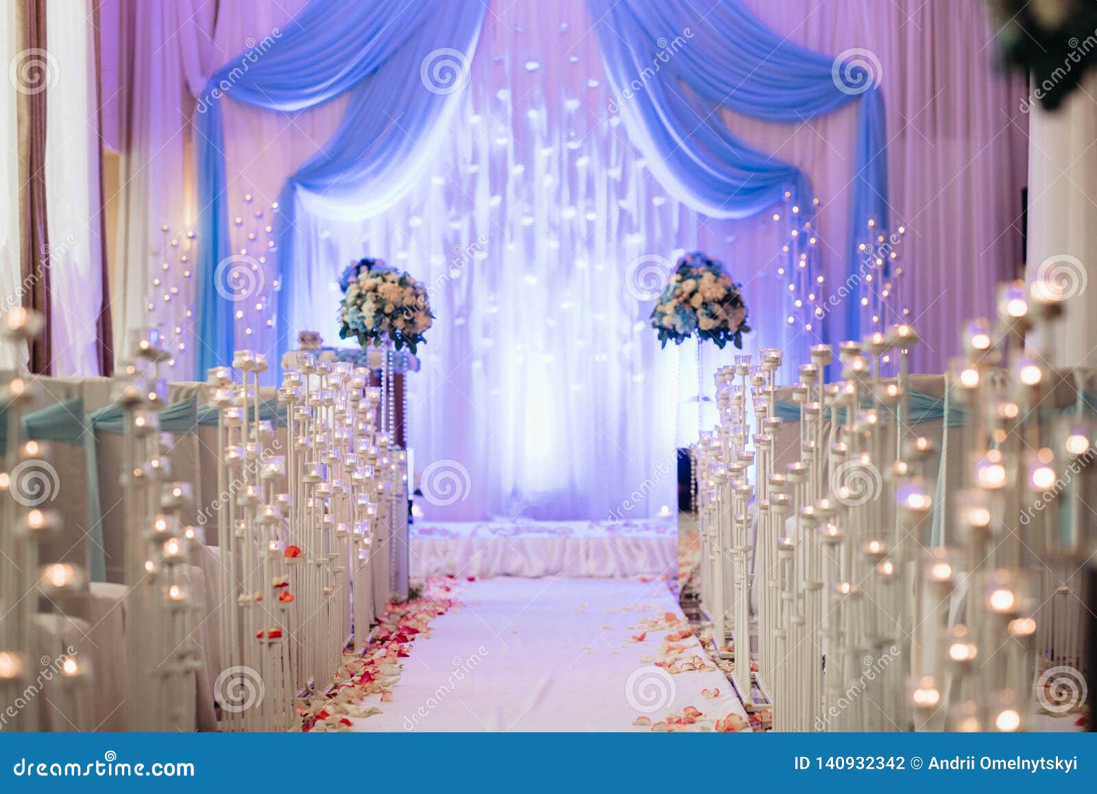 Wedding ceremony area stock photo. Image of green, beautiful - 140932342