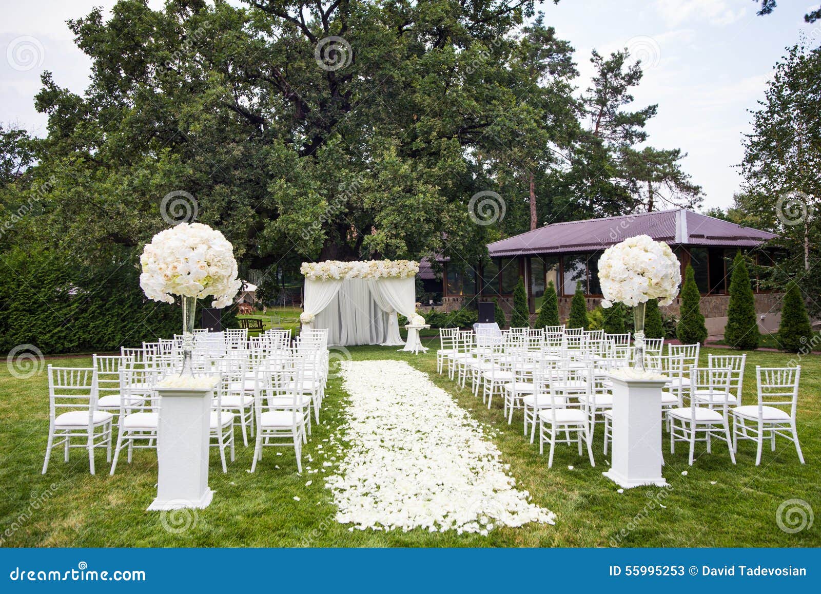 Wedding ceremony stock image. Image of bouqet, love, beauty - 55995253