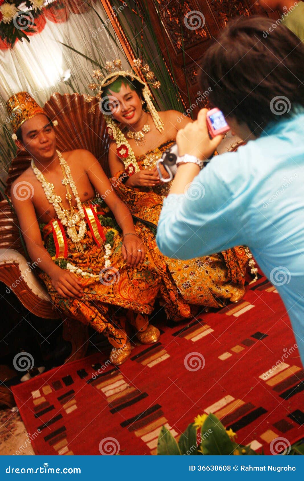 Wedding ceremony editorial stock photo. Image of indonesia - 36630608