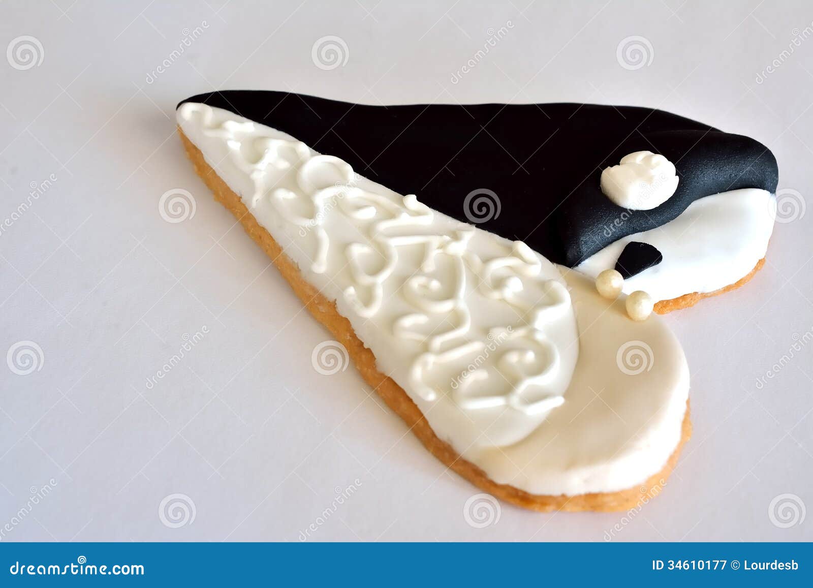 Wedding cookies stock image. Image of baked, brown, heart - 34610177