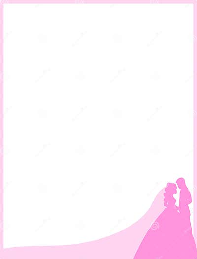 Wedding Couple Border Frame Stock Vector - Illustration of family ...