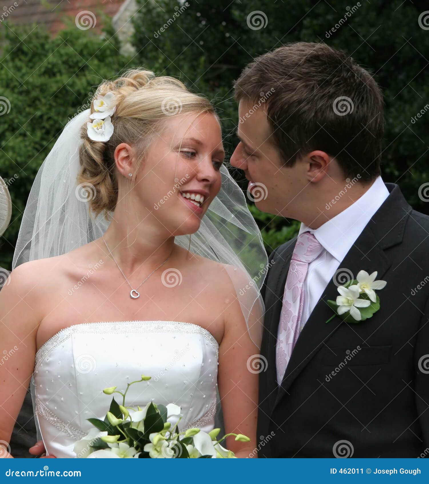 Wedding Couple, Bride & Groom Stock Image - Image of wife, couple: 462011