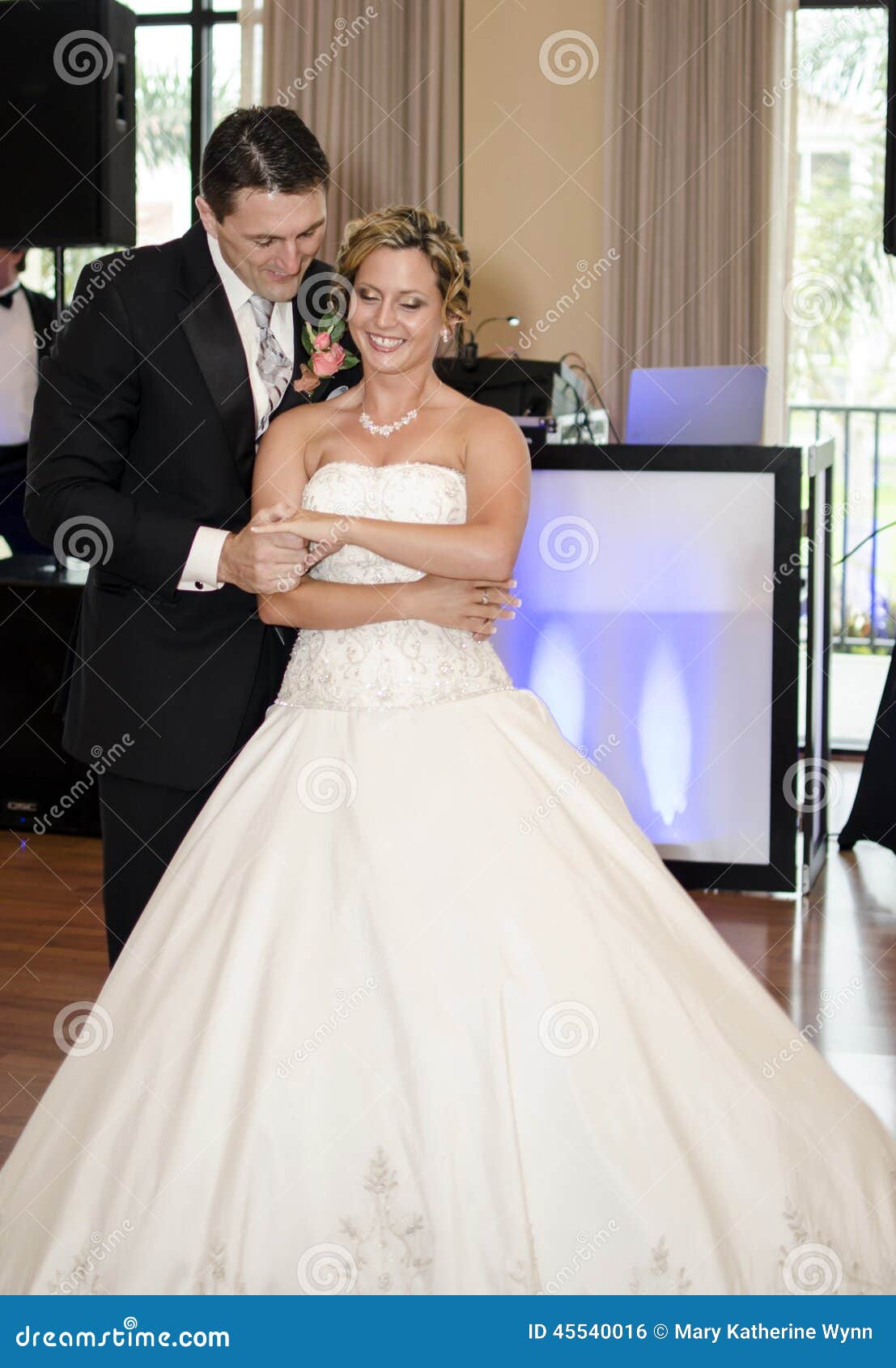 Wedding couple dancing stock photo. Image of attractive - 45540016