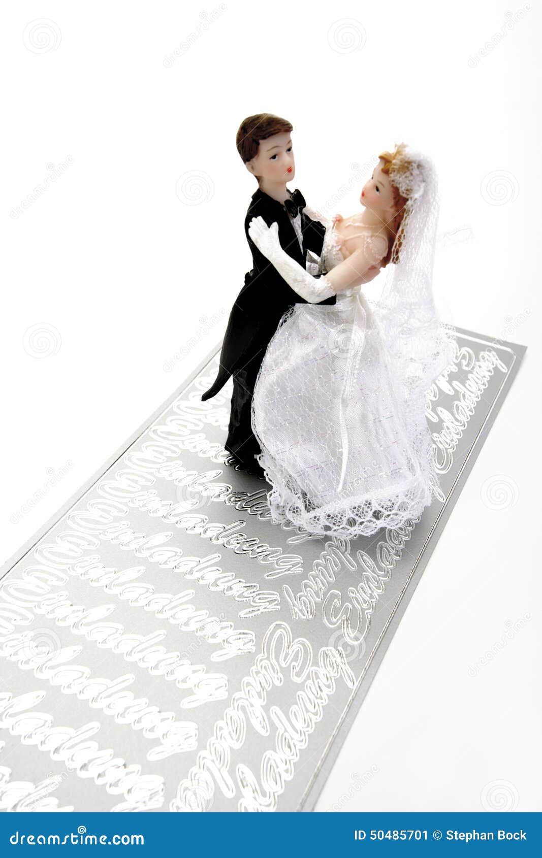 Wedding Couple Dancing on Wedding Invitation Stock Image - Image of ...
