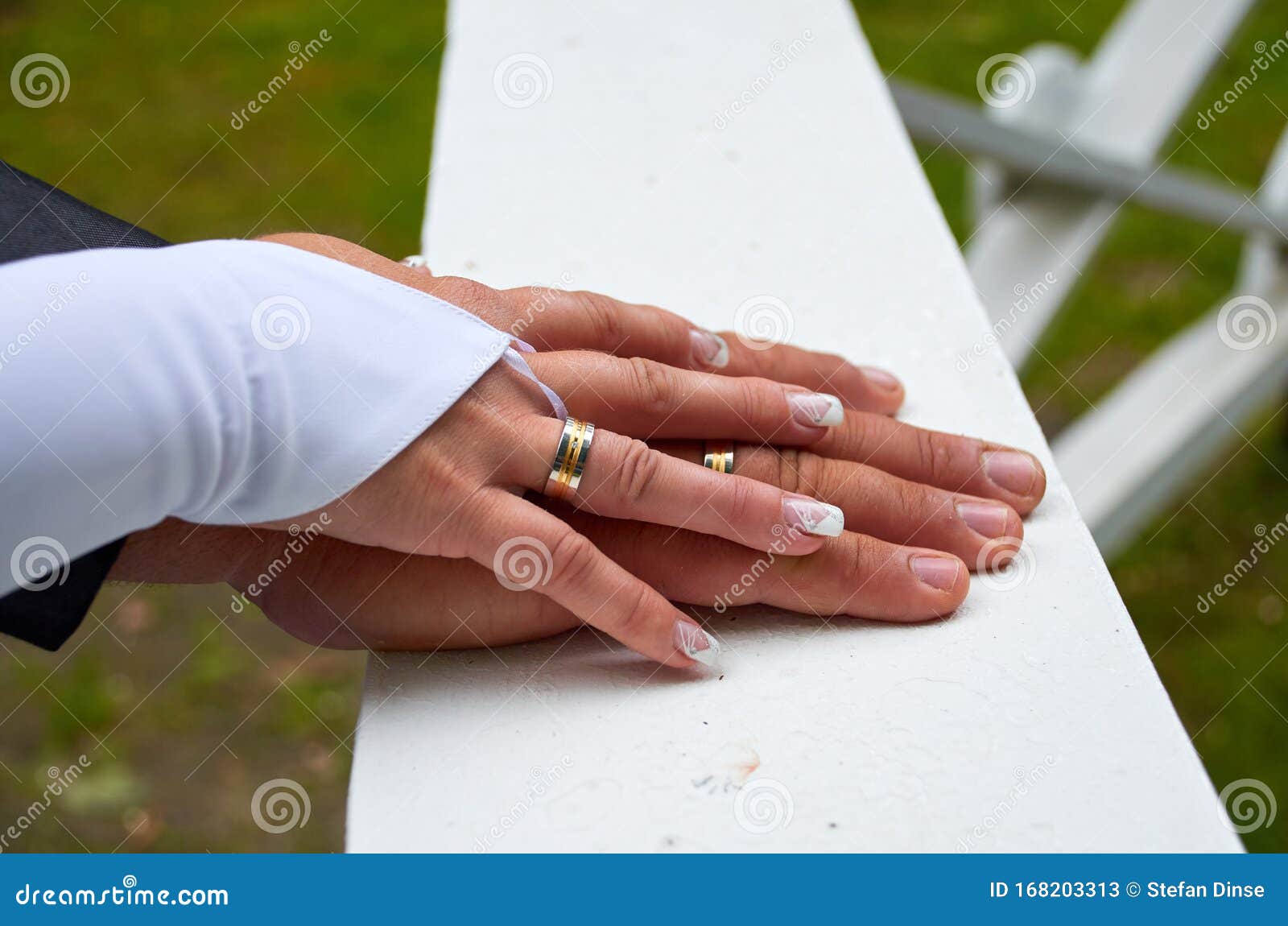 Wedding Couple Hand in Hand Stock Image - Image of dating, friendship ...