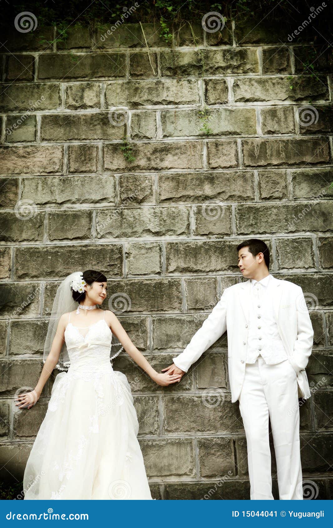 Wedding couple portrait stock image. Image of face, expression - 15044041