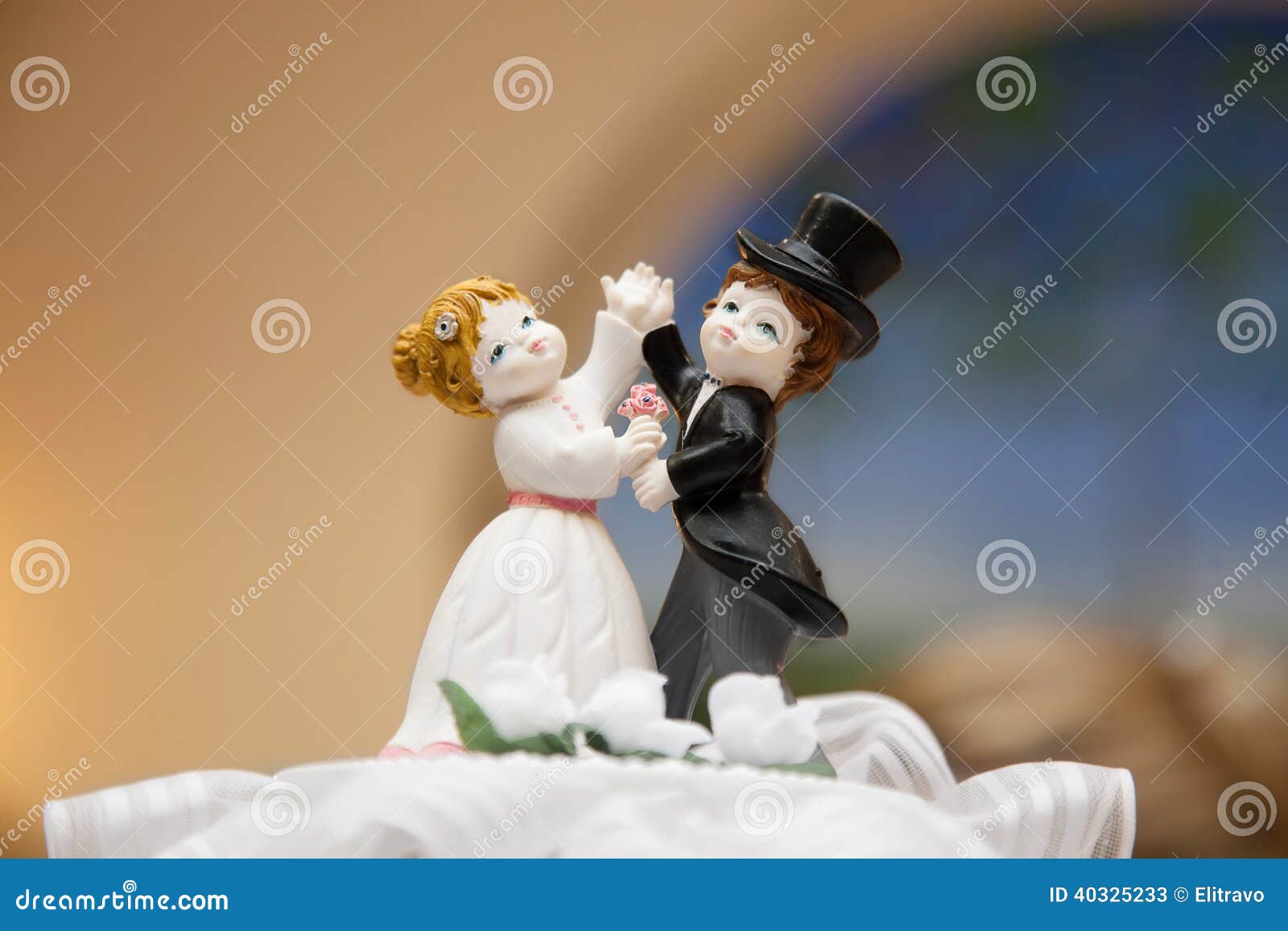 Wedding couple topper stock image. Image of traditional - 40325233