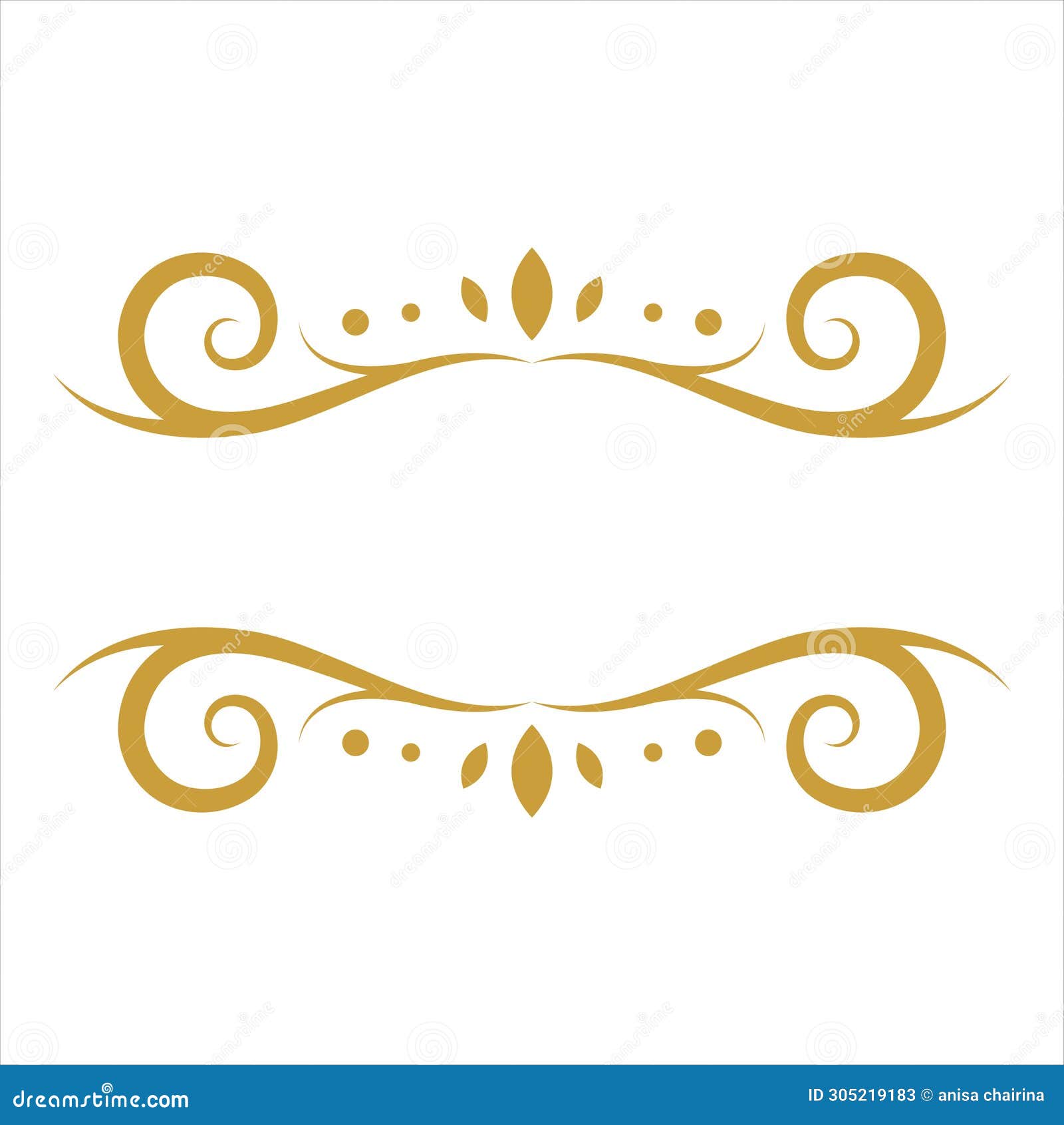 Wedding Curve Complex Ornament Design Collection Stock Vector ...