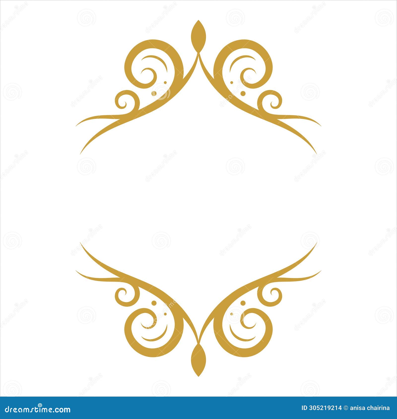 Wedding Curve Complex Ornament Design Collection Stock Vector ...