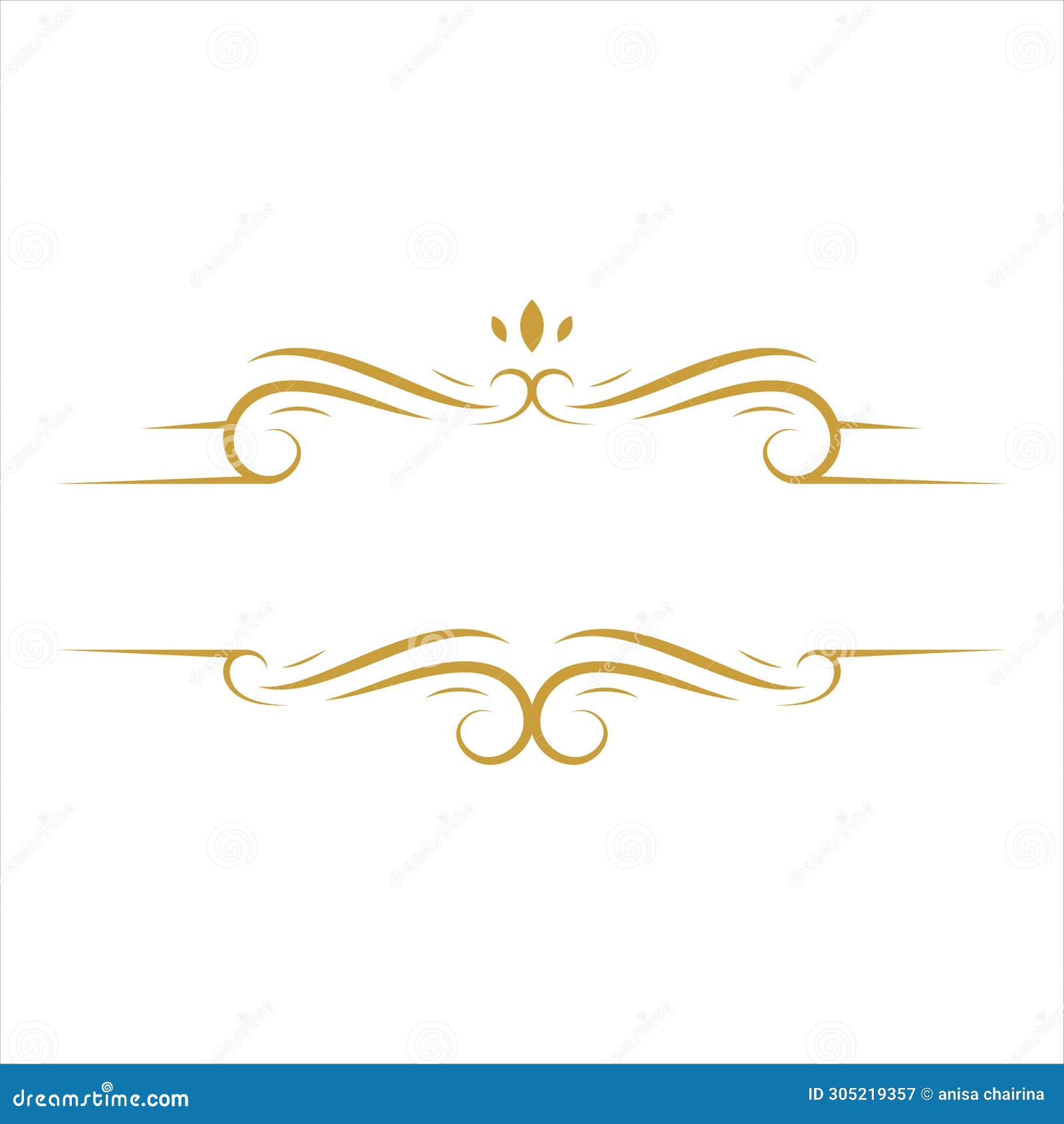 Wedding Curve Complex Ornament Design Collection Stock Illustration ...
