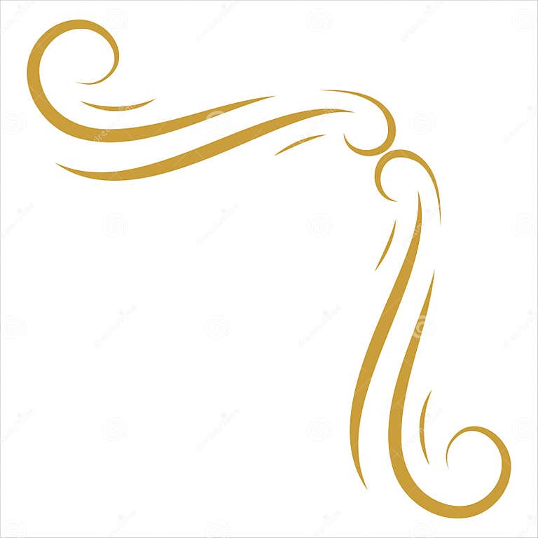 Wedding Curve Complex Ornament Design Collection Stock Illustration ...