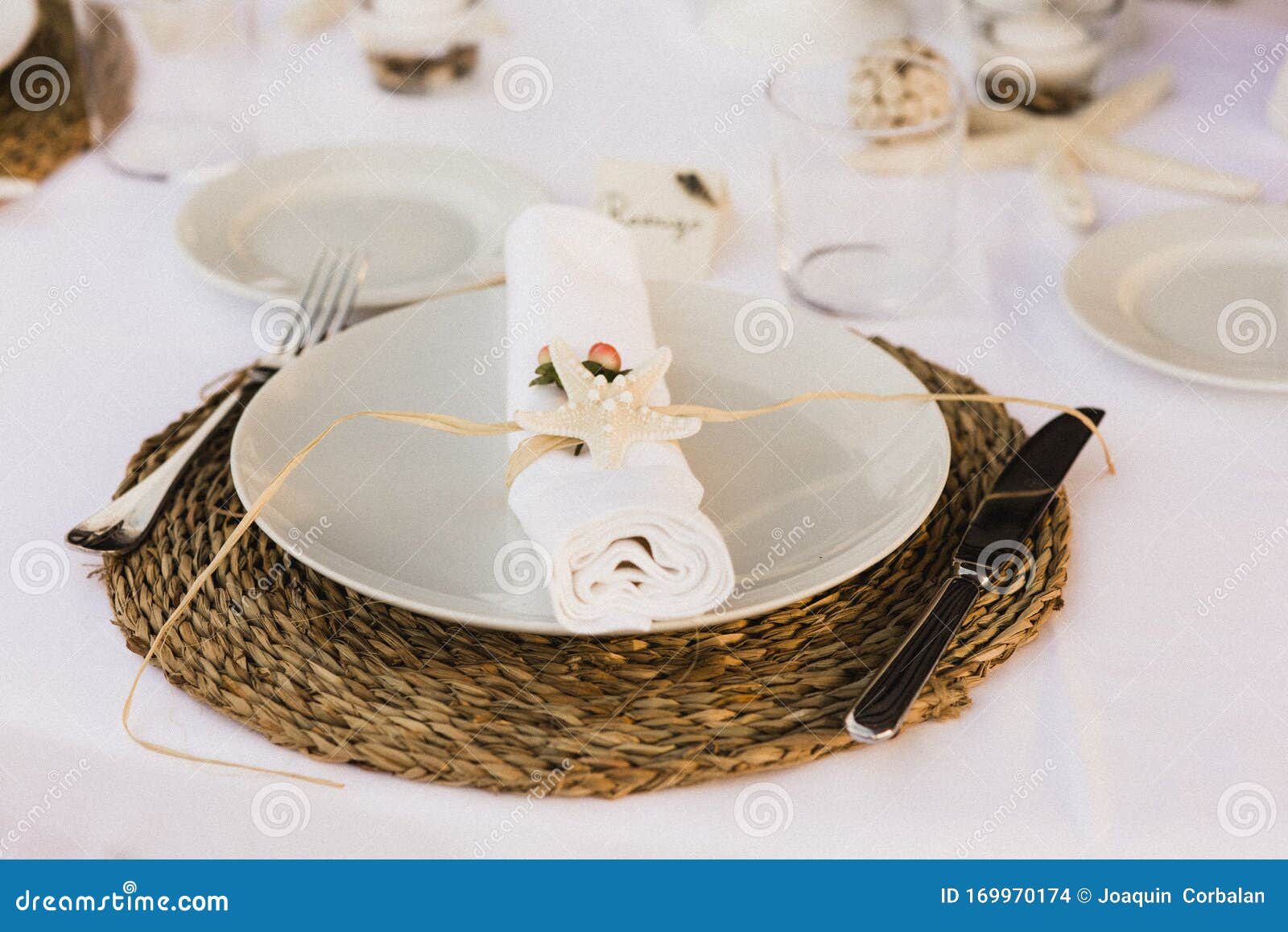 Wedding cutlery stock photo. Image of setting, gourmet - 169970174