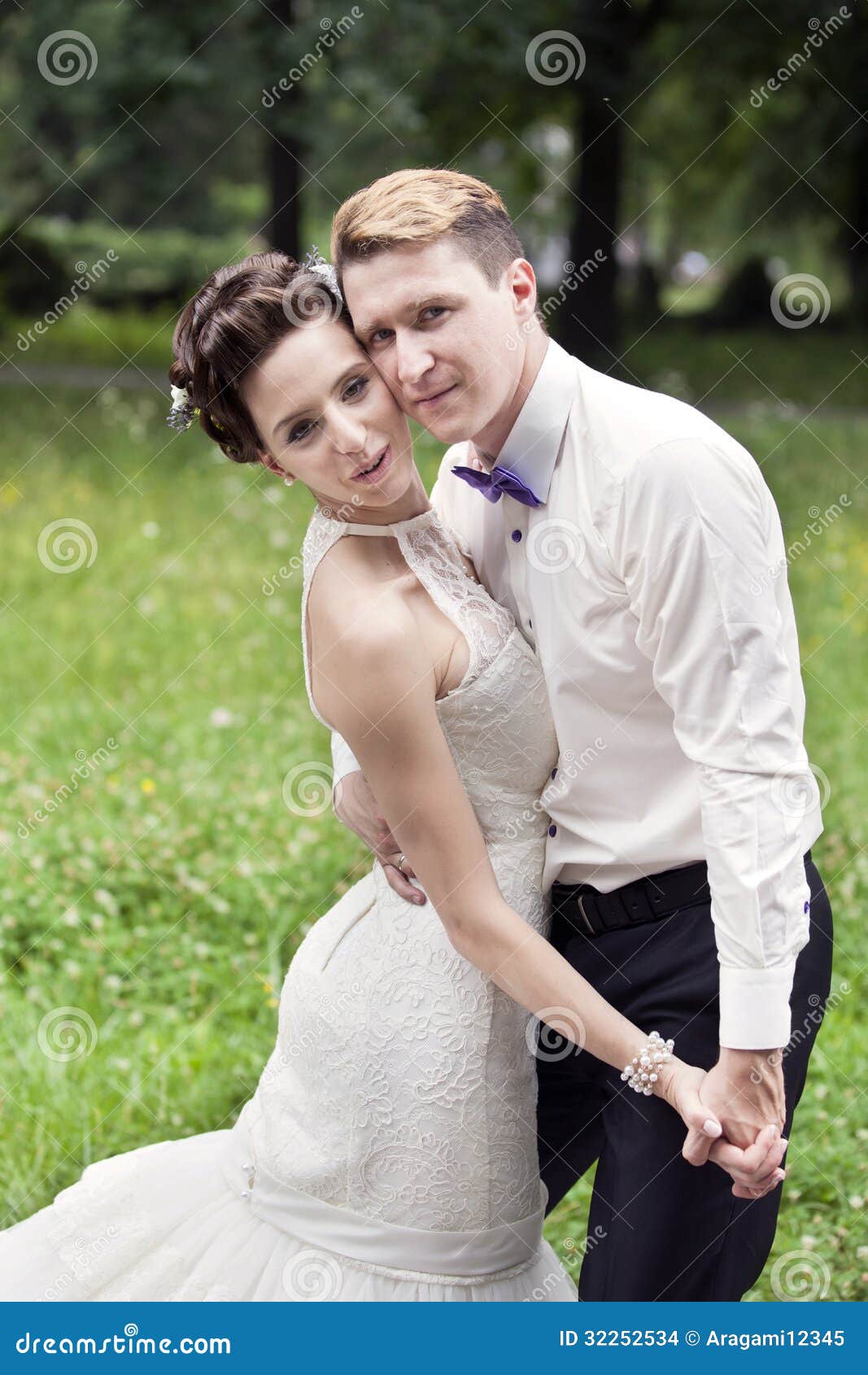 Wedding Dance of Bride and Groom Stock Photo - Image of love, adult ...
