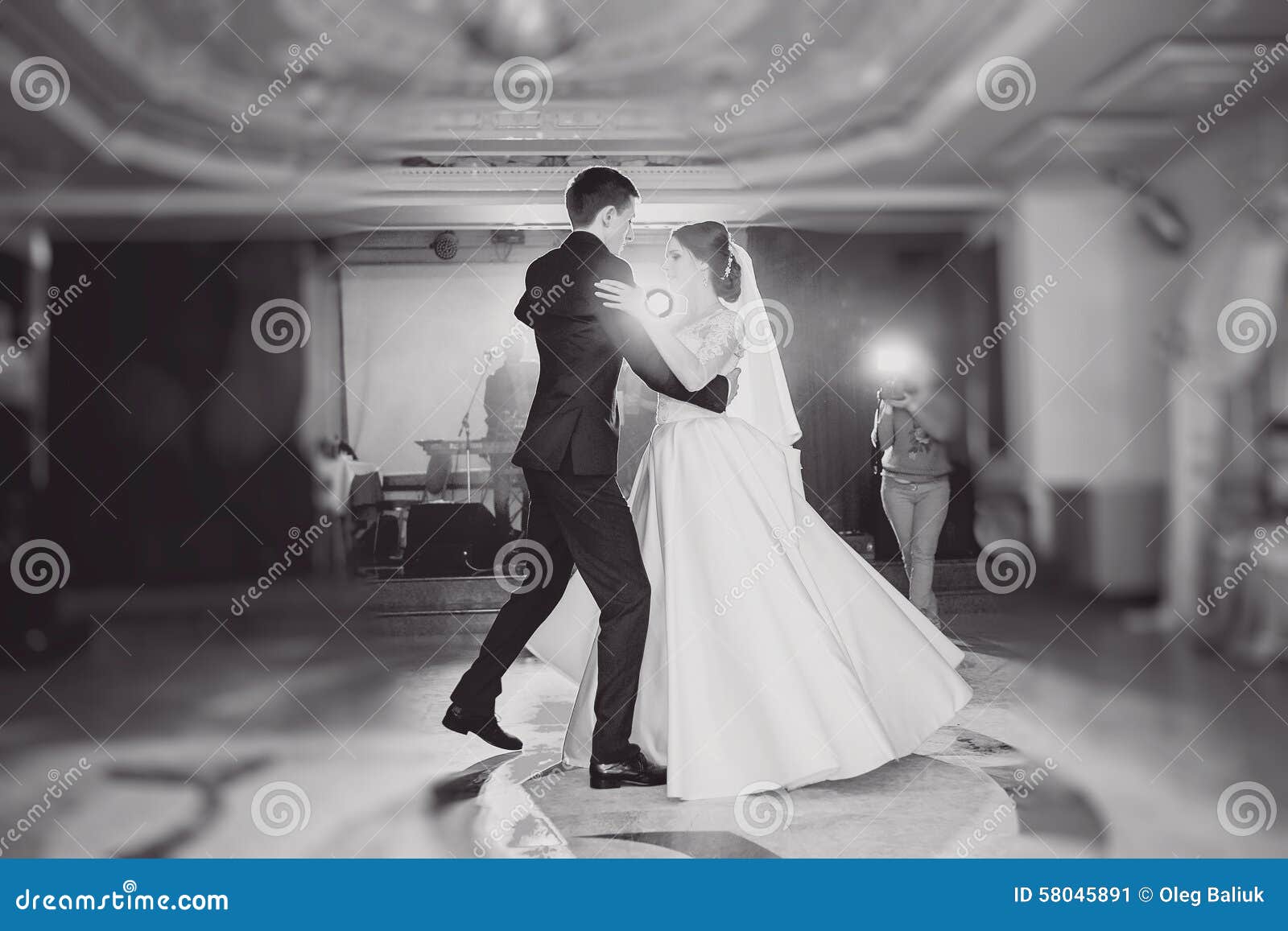 Wedding dance stock image. Image of marriage, groom, bride - 58045891