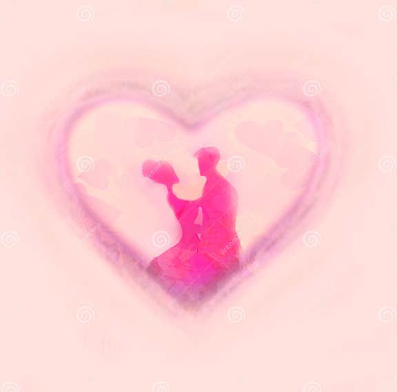 Wedding Dancing Couple Card Stock Illustration - Illustration of bridal ...