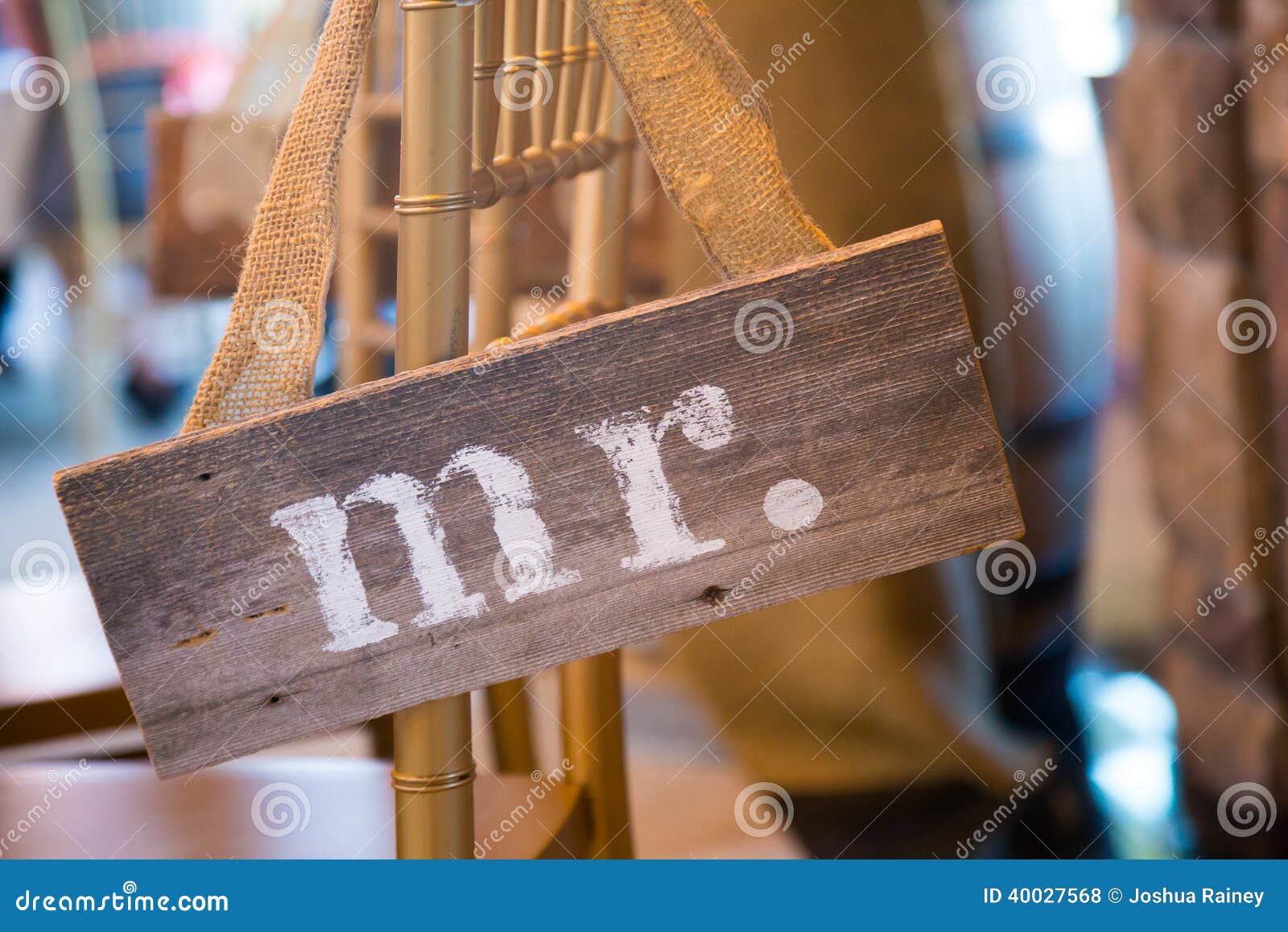 Wedding Decor Mr and Mrs Sign Stock Photo - Image of style, decorate ...