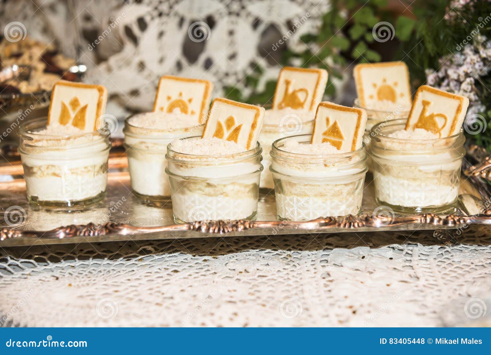 Wedding decorated deserts stock photo. Image of cakes - 83405448