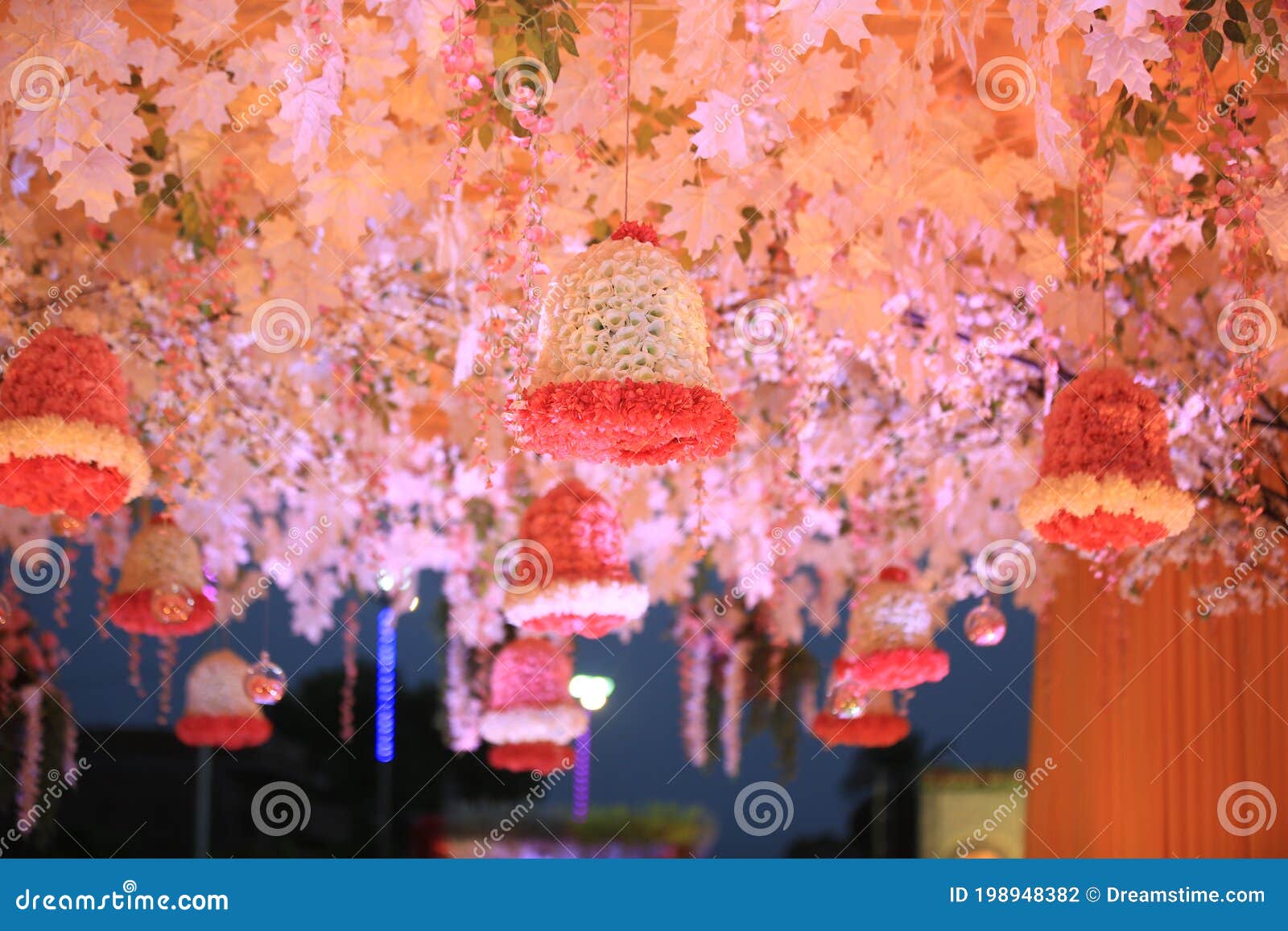 Wedding Decoration Beautiful Function Decoration Stock Photo - Image of ...