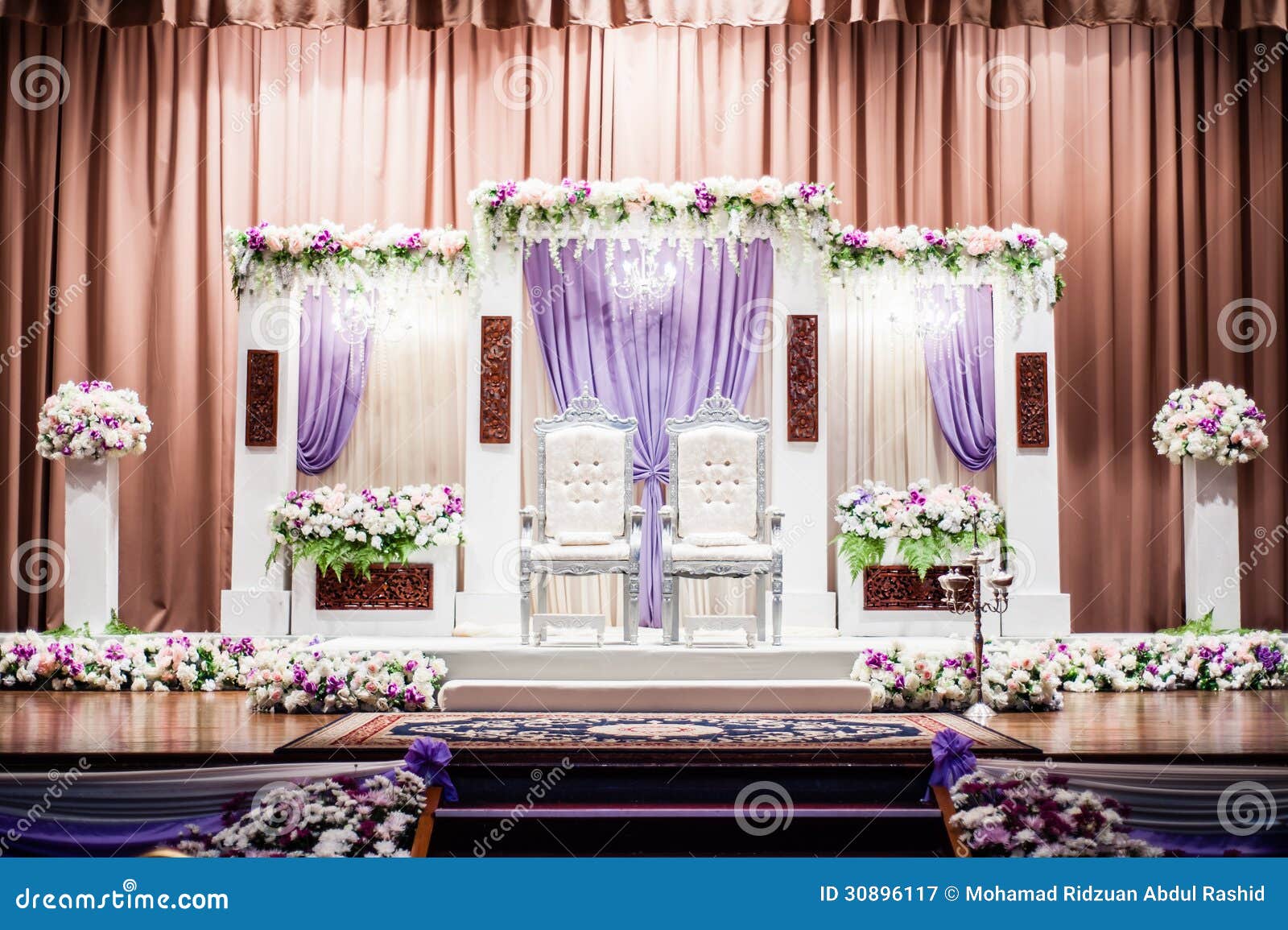 Wedding Decoration stock image. Image of hall, indoor - 30896117