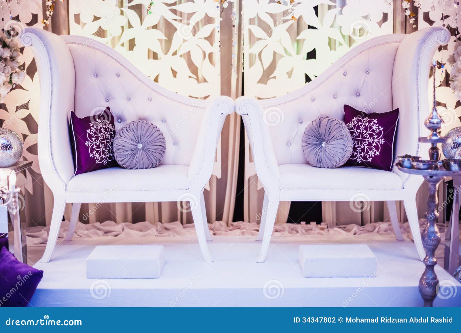 Wedding Decoration stock photo. Image of indoor, seating - 34347802