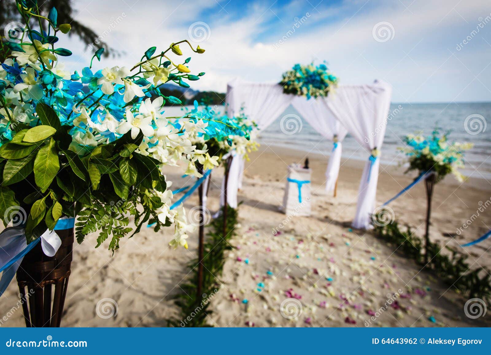 Wedding decoration in Thai stock photo. Image of holiday - 64643962