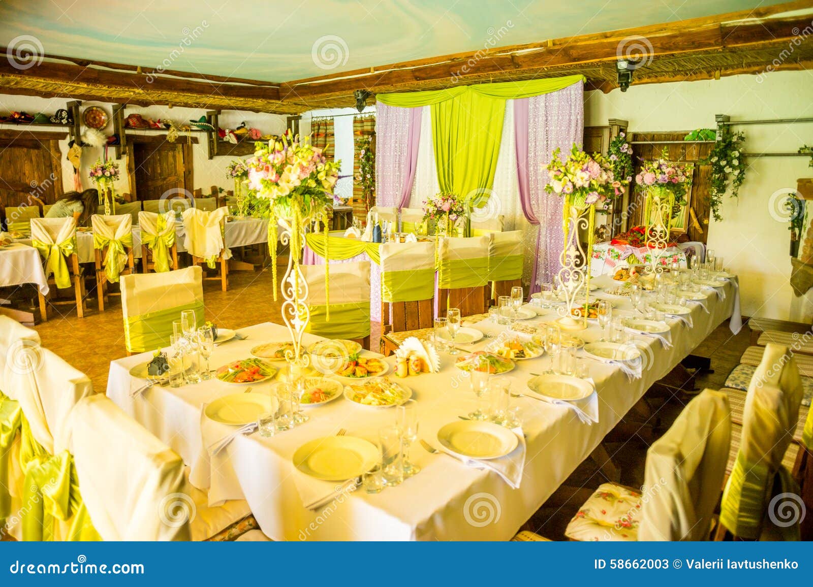 Wedding decorations stock image. Image of celebration - 58662003