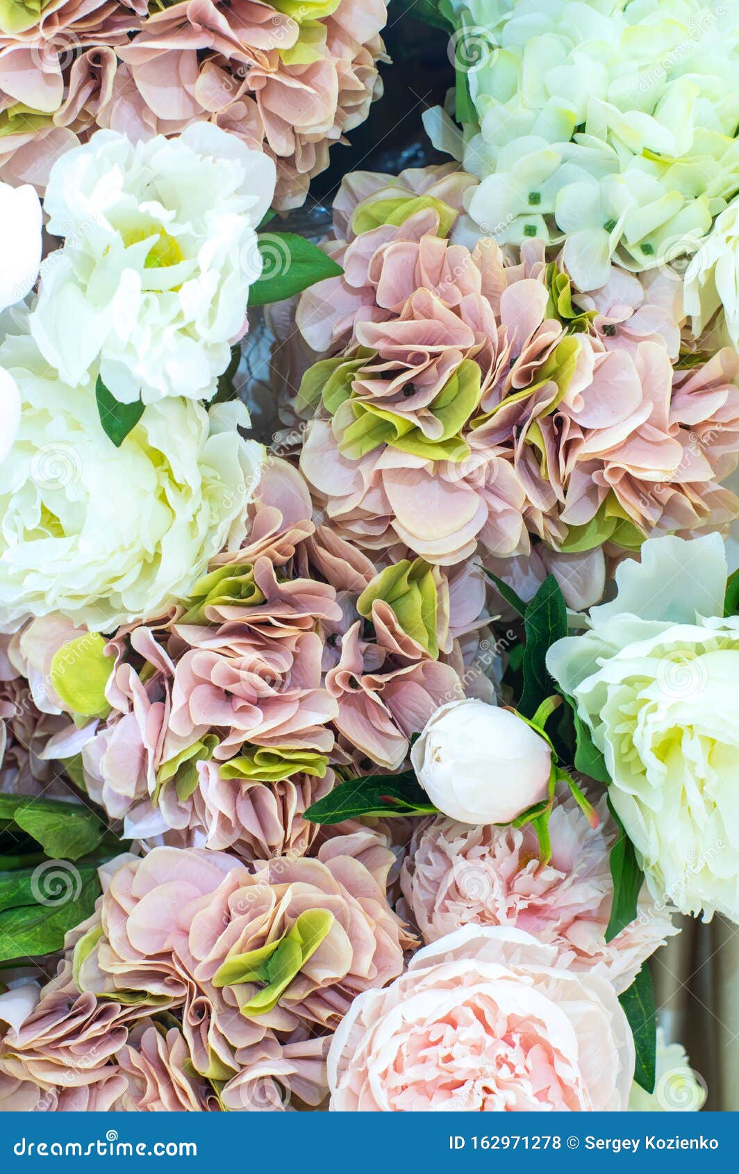 Wedding Decorations with White Roses Stock Photo - Image of petals ...