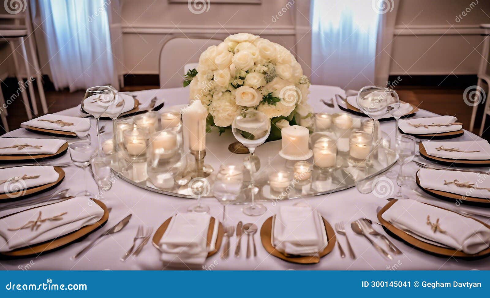 Wedding Designed Table Setting, Wedding Scene, Wedding Table, Bright ...