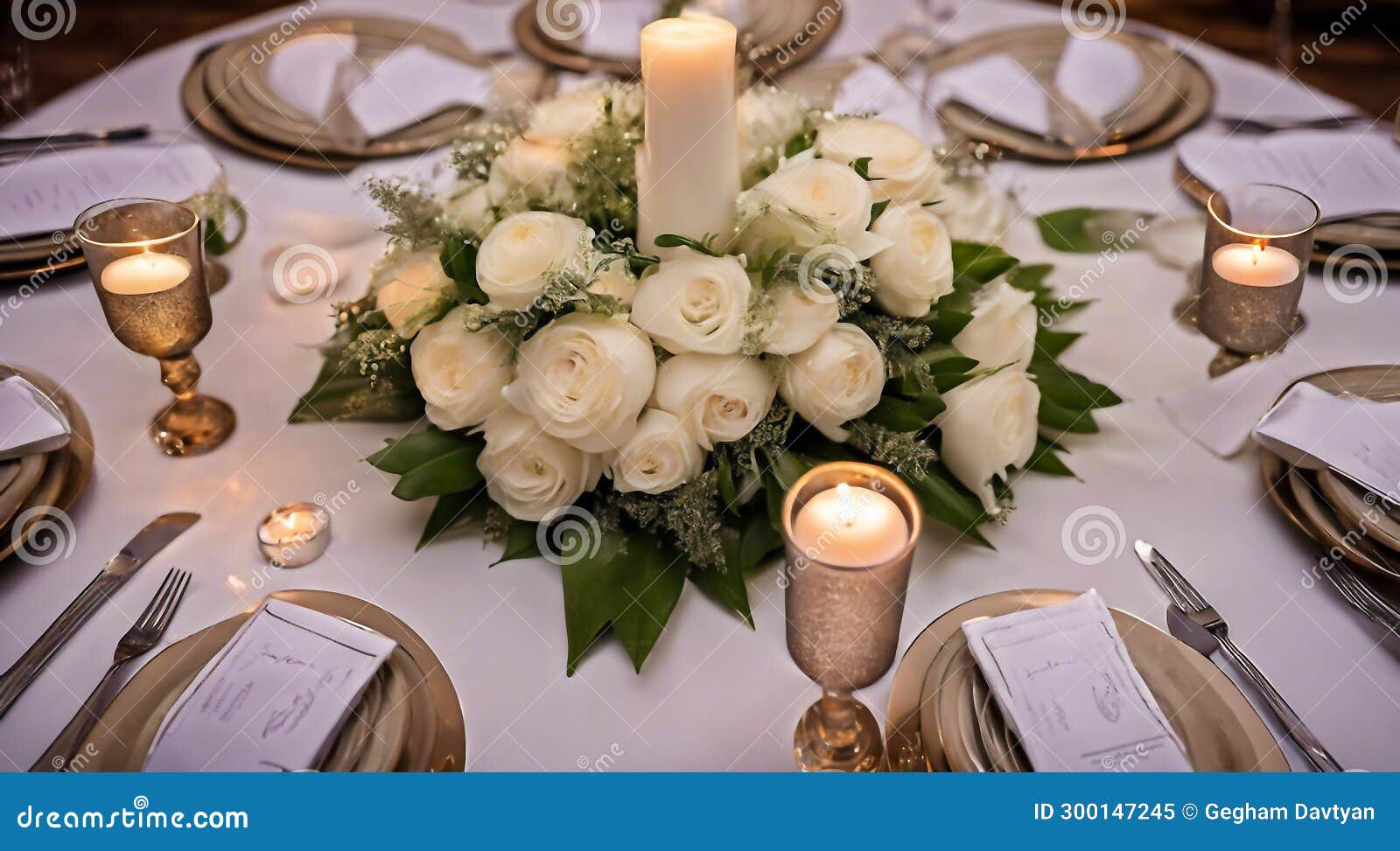 Wedding Designed Table Setting, Wedding Scene, Wedding Table, Bright ...