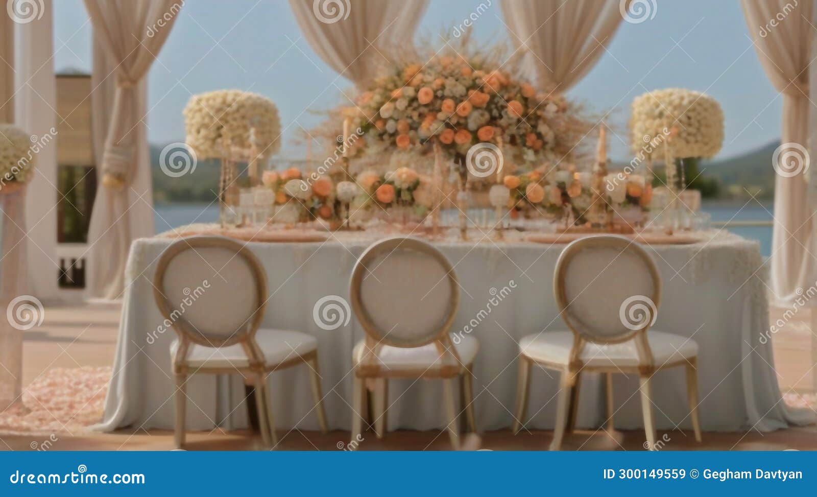 Wedding Designed Table Setting, Wedding Scene, Wedding Table, Bright ...
