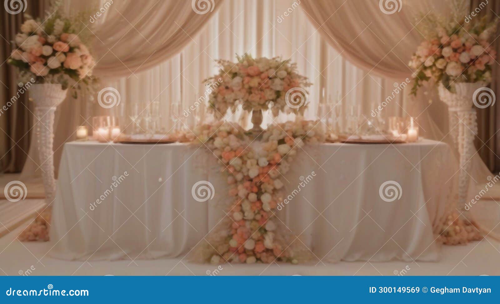 Wedding Designed Table Setting, Wedding Scene, Wedding Table, Bright ...