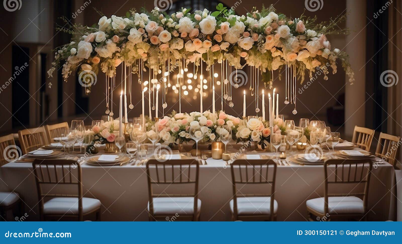 Wedding Designed Table Setting, Wedding Scene, Wedding Table, Bright ...