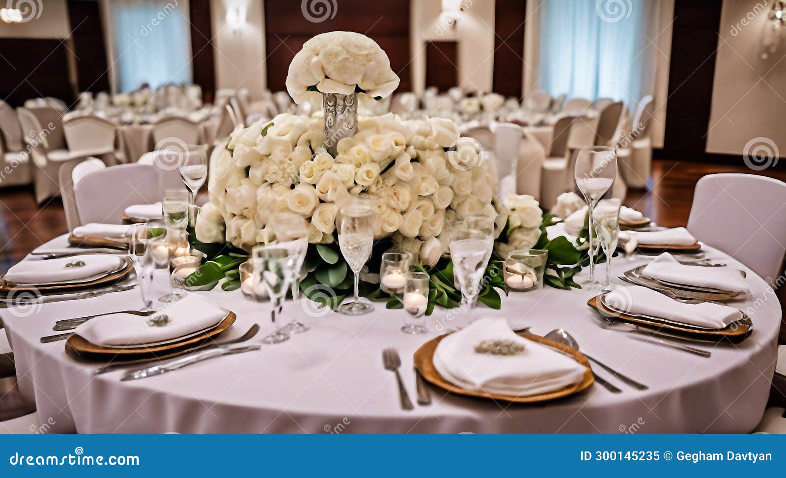 Wedding Designed Table Setting, Wedding Scene, Wedding Table, Bright ...